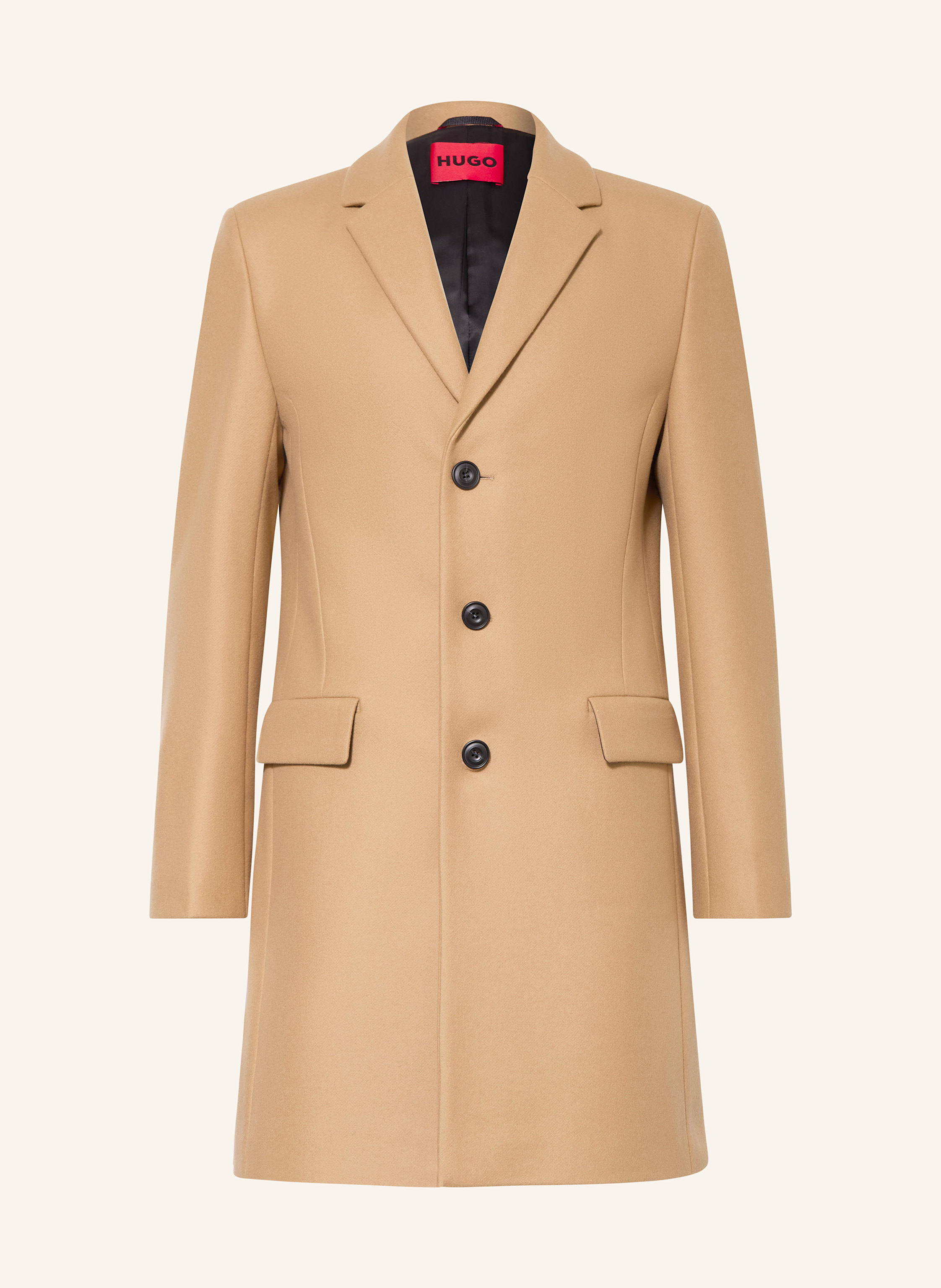 HUGO Wollmantel MIGOR in beige
