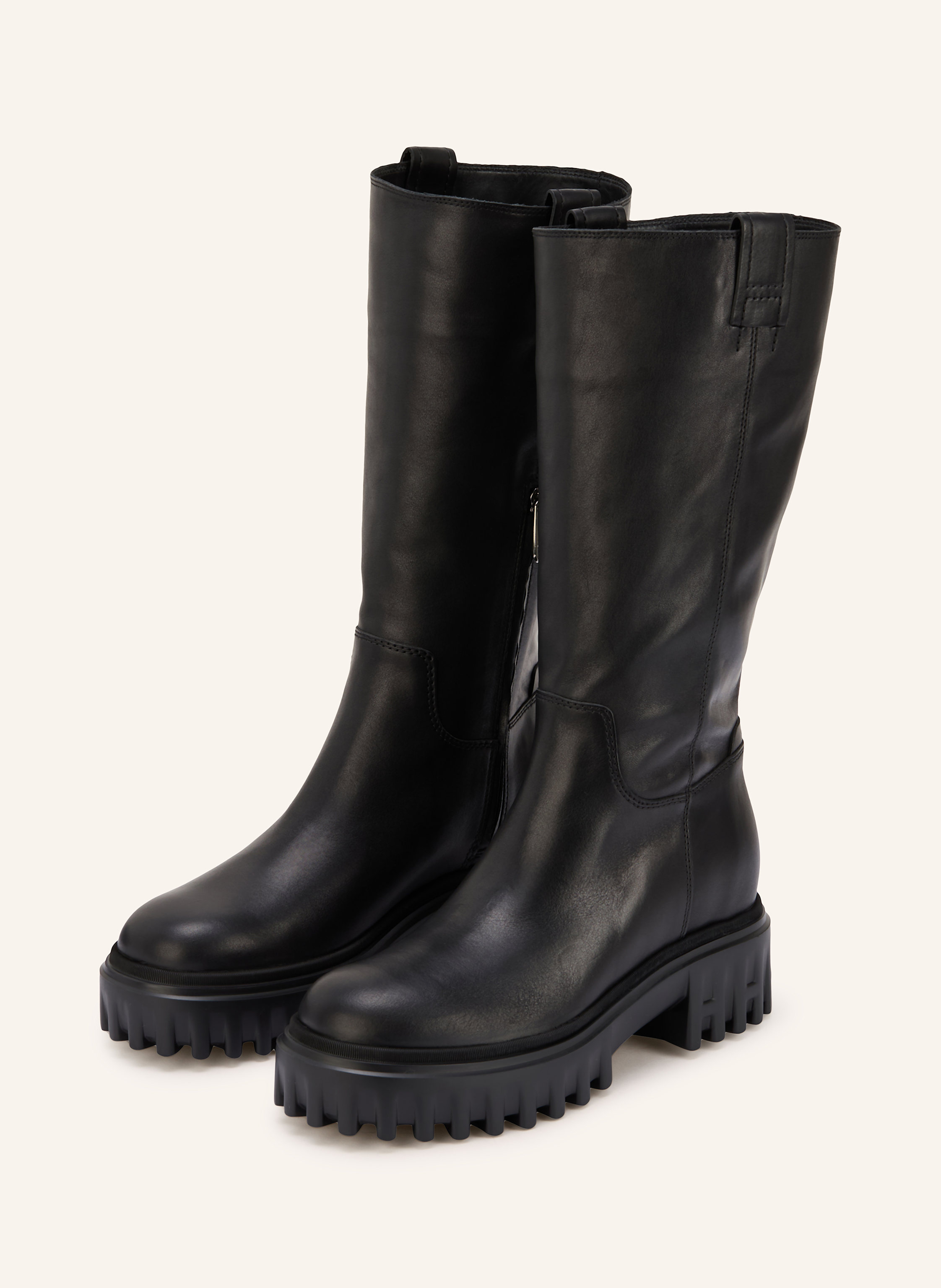 Plateau Stiefel Schwarz