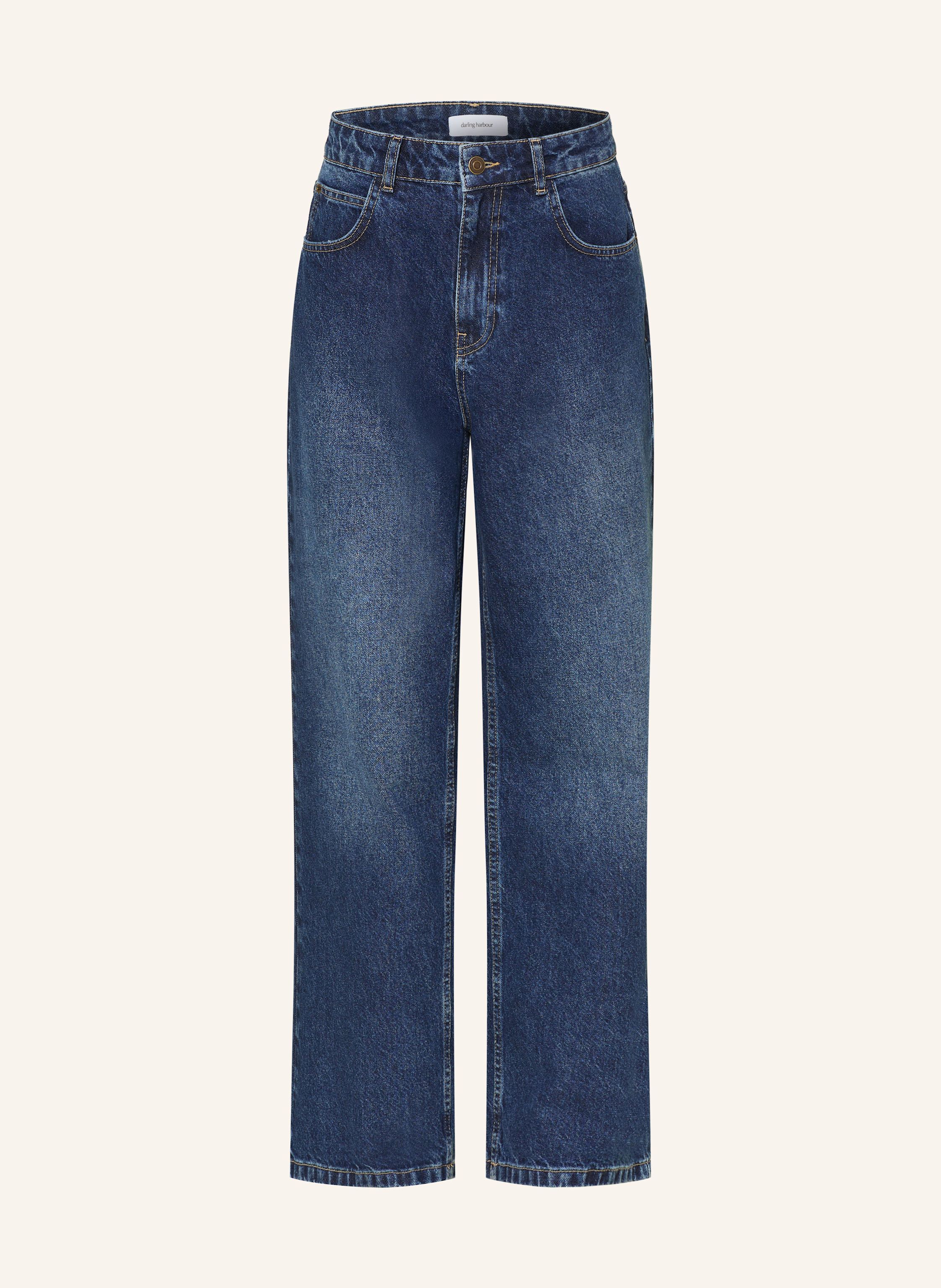 darling harbour Wide Leg Jeans in dark blue