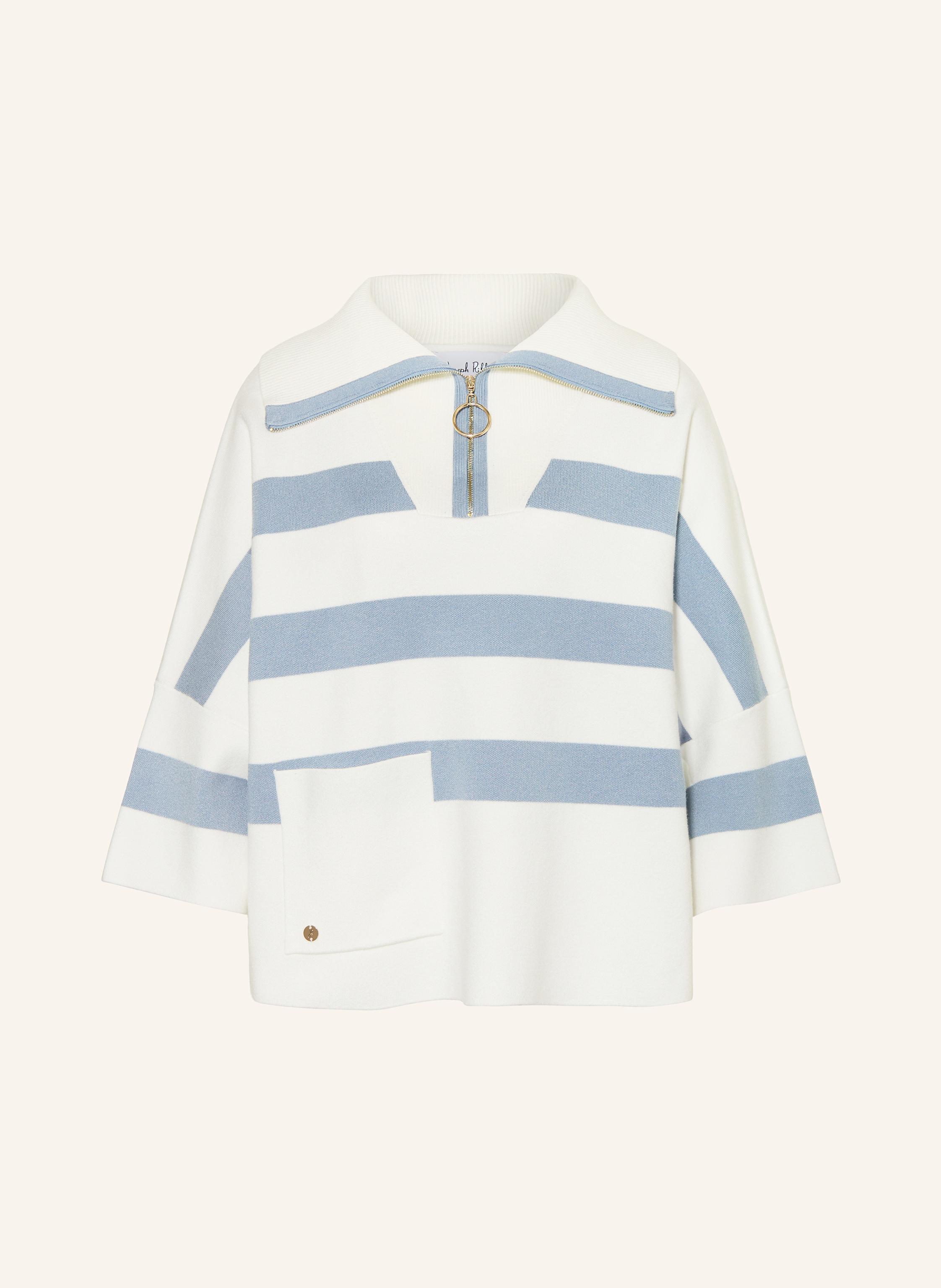 Joseph Ribkoff Troyer mit 3/4-Arm in weiss/ blau
