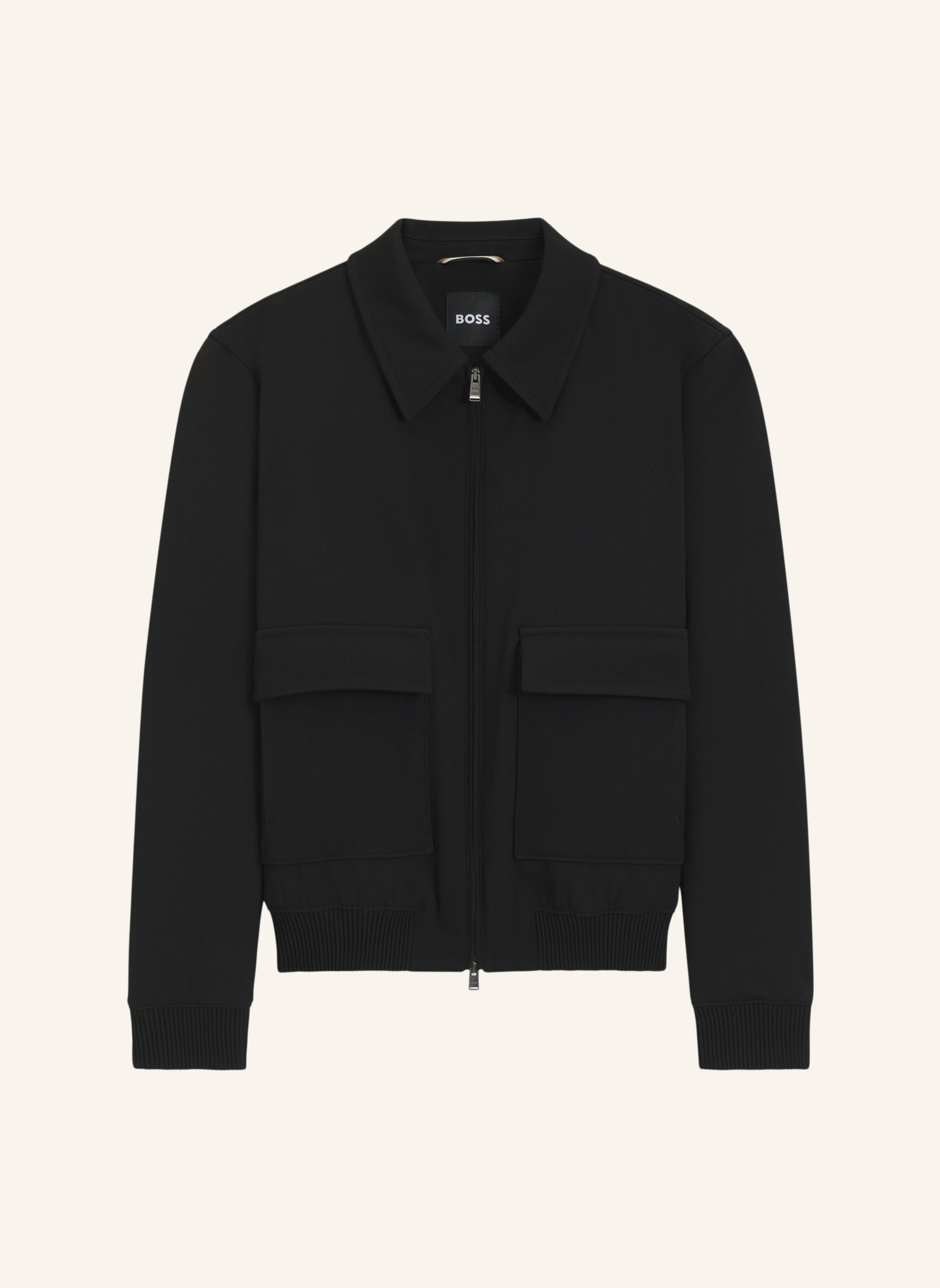 BOSS Klassischer Mantel H-CHARLY-253 Regular Fit in schwarz