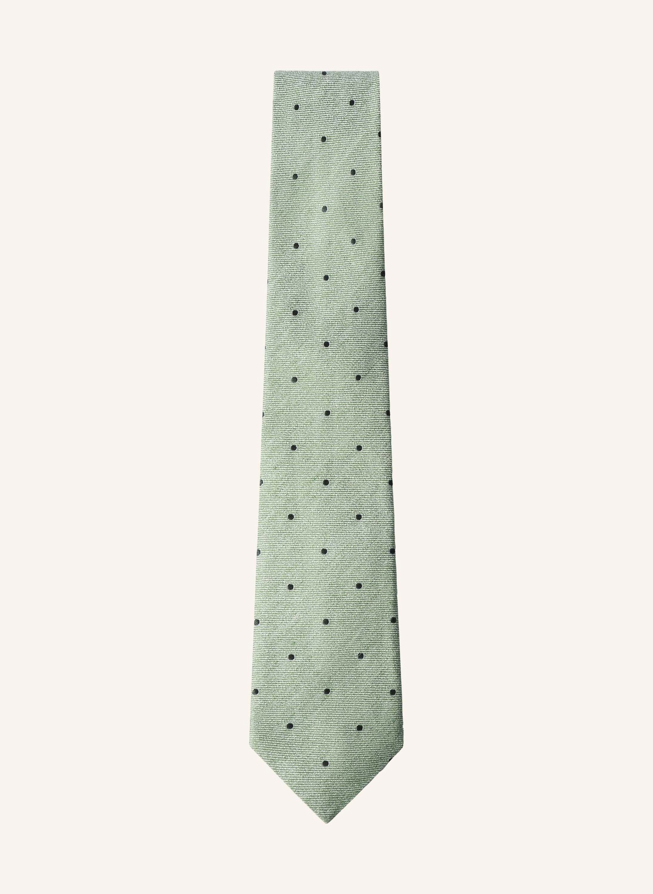 HACKETT LONDON Krawatte BLEND TWILL DOT in grün