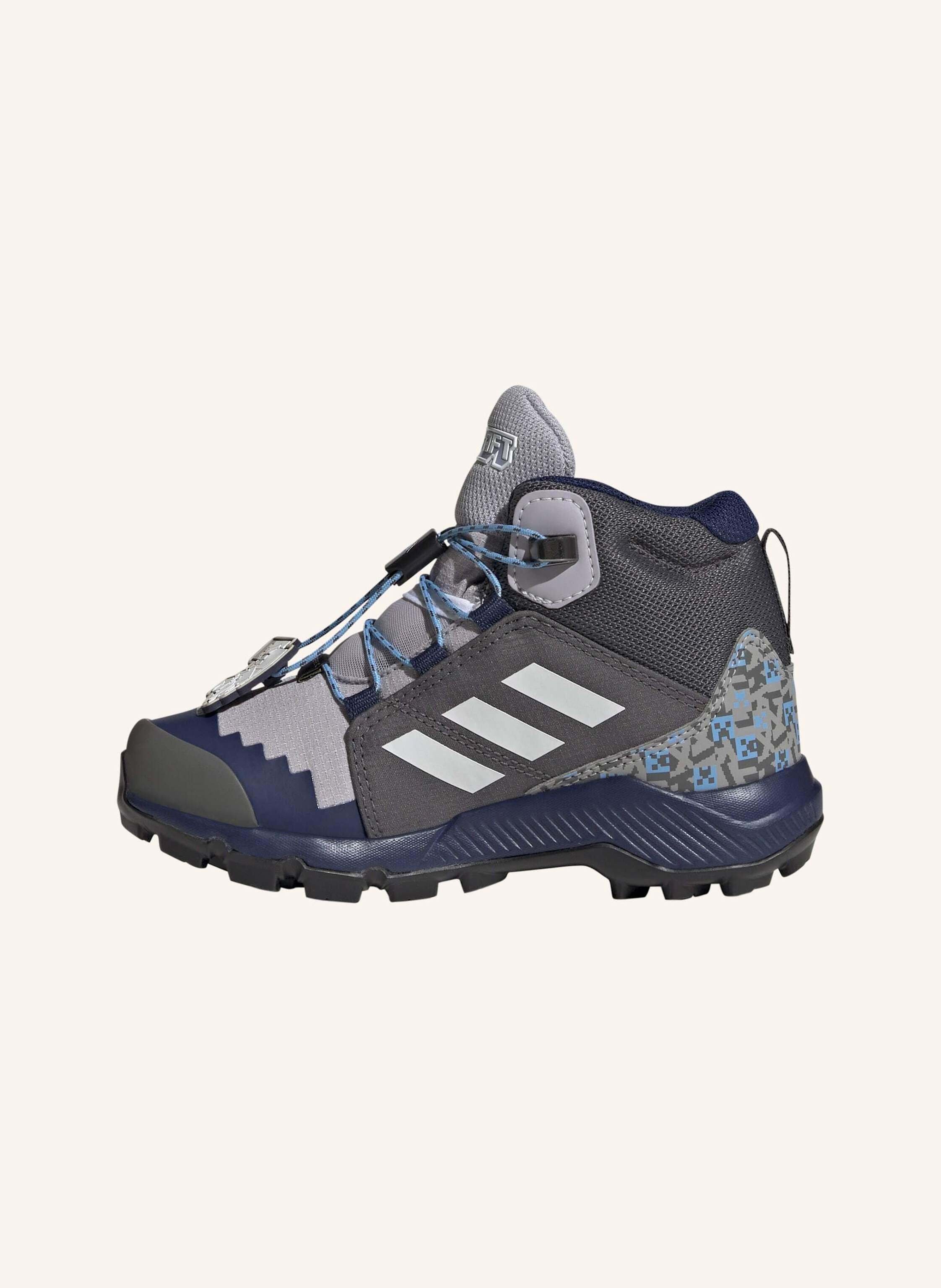 adidas TERREX ADIDAS MINECRAFT TERREX MID GORE-TEX KIDS WANDERSCHUH in grau