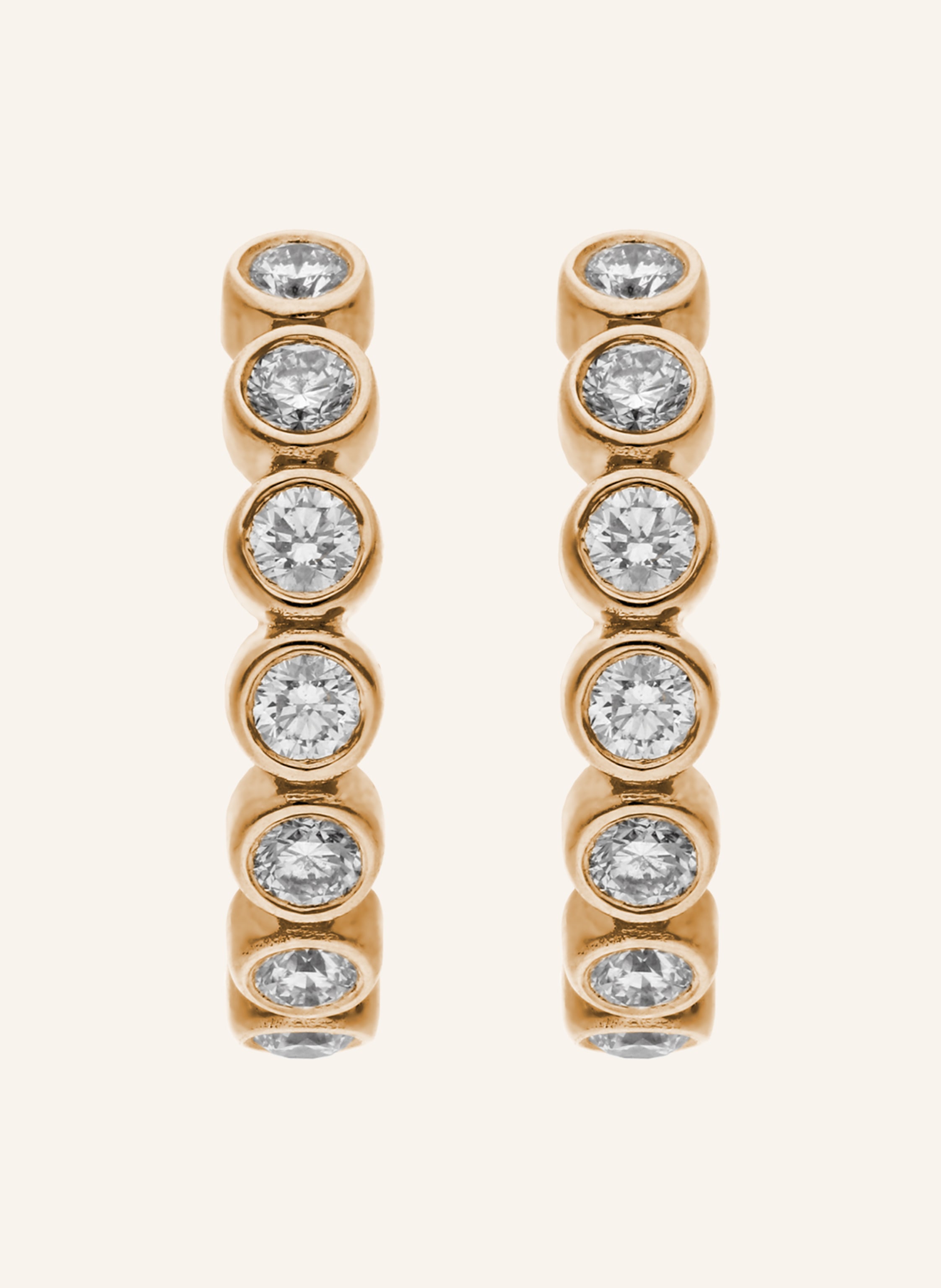 CADA Creolen JULIE HOOPS in roségold