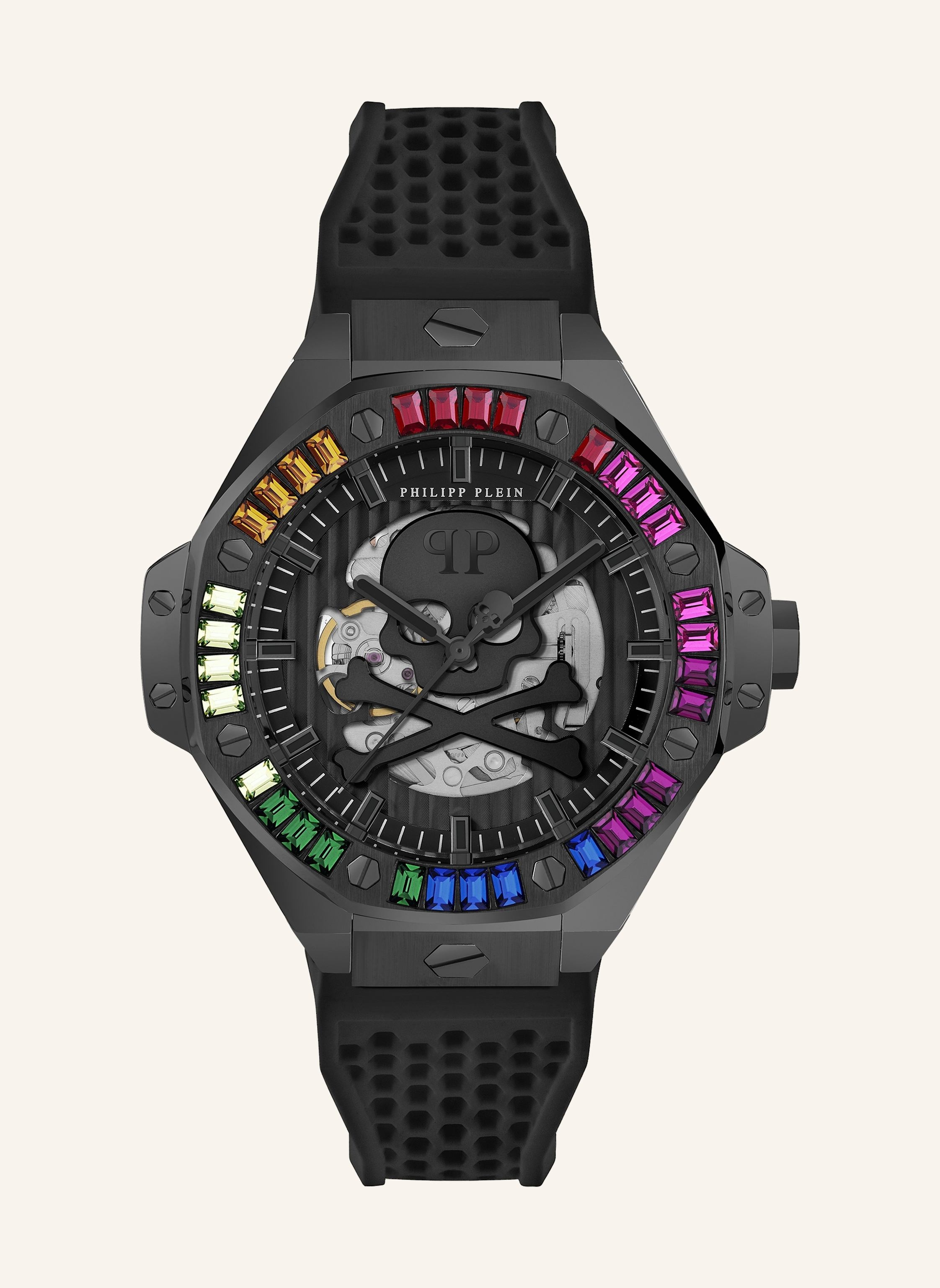 PHILIPP PLEIN Armbanduhr SKELETON ROYAL in schwarz