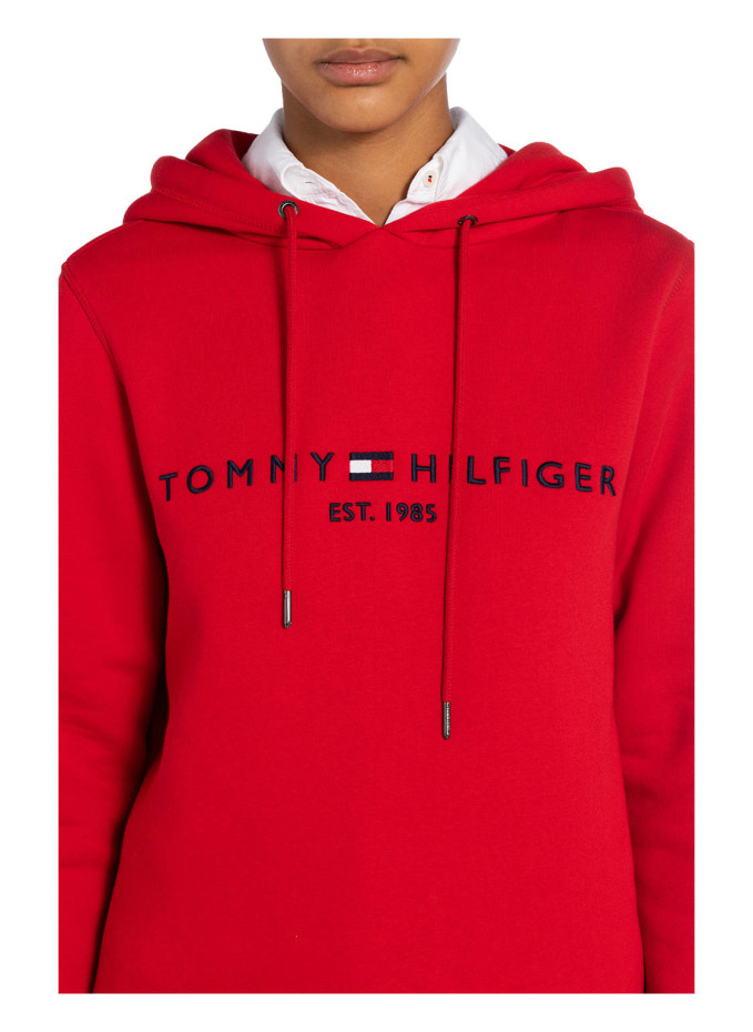 TOMMY HILFIGER Hoodie ESSENTIAL in weiss