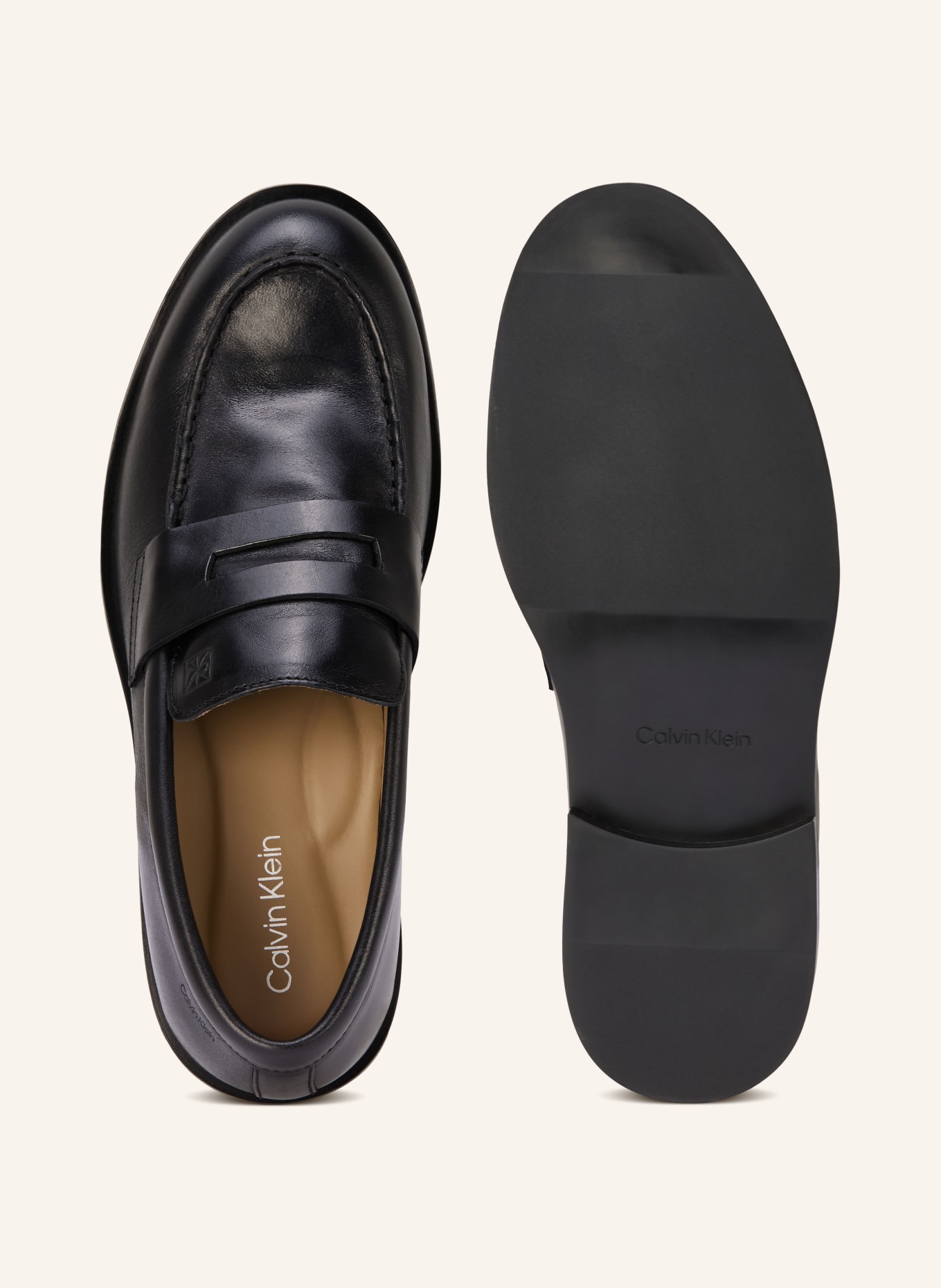 Calvin Klein Penny-Loafer in schwarz