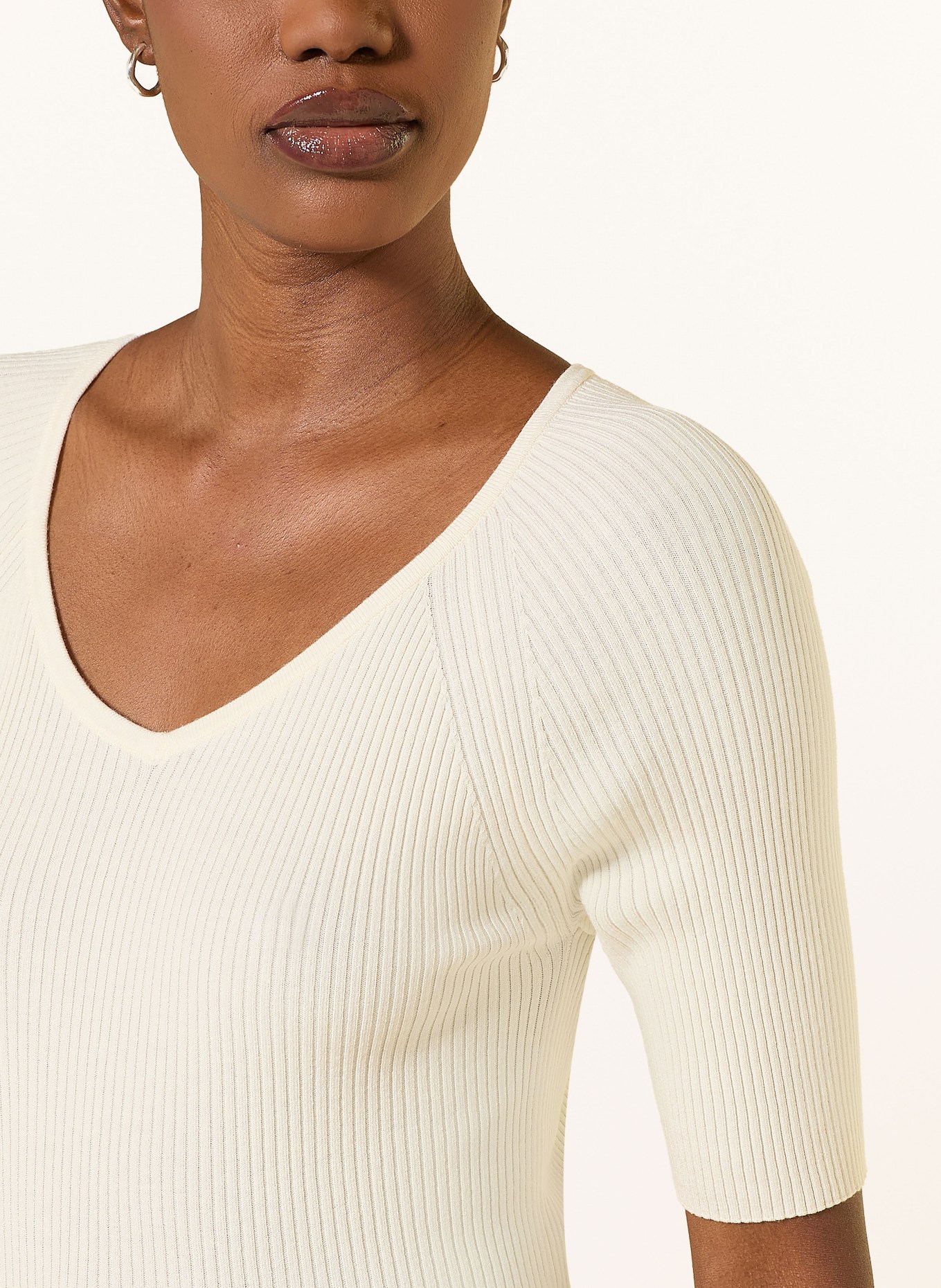 WEEKEND Max Mara Strickshirt TENENTE in ecru