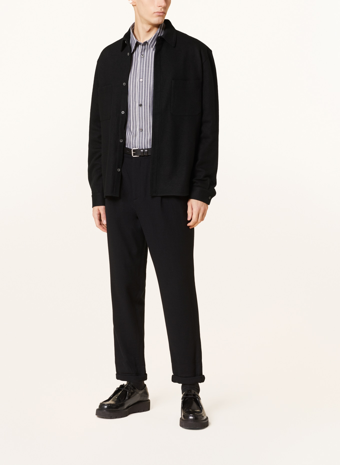 COS Overshirt in schwarz