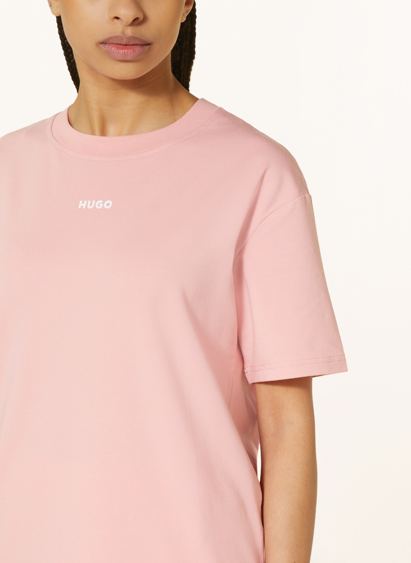 HUGO Lounge-Shirt SHUFFLE in rosa | Breuninger