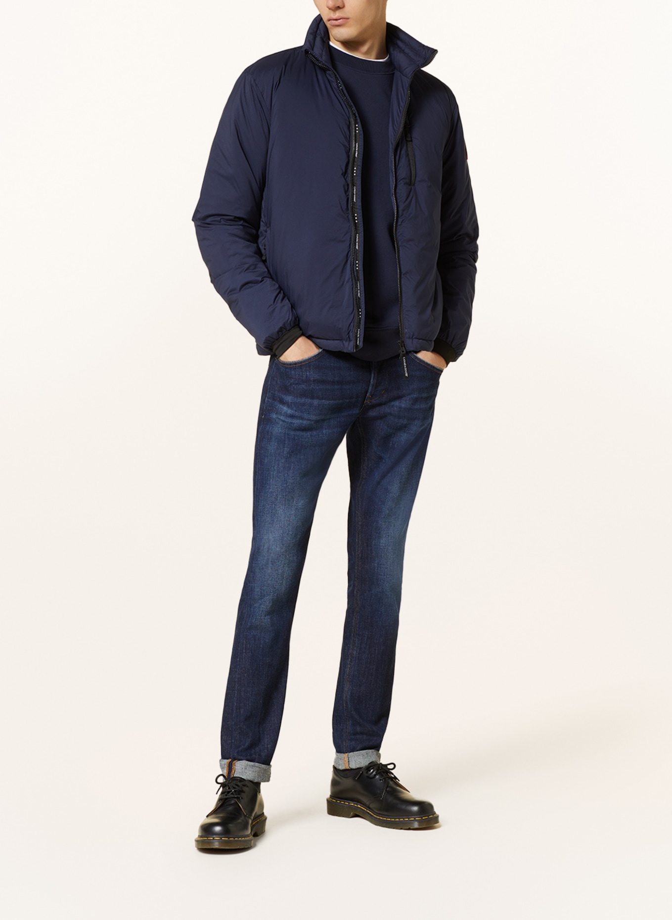 CANADA GOOSE Down jacket LODGE in dark blue