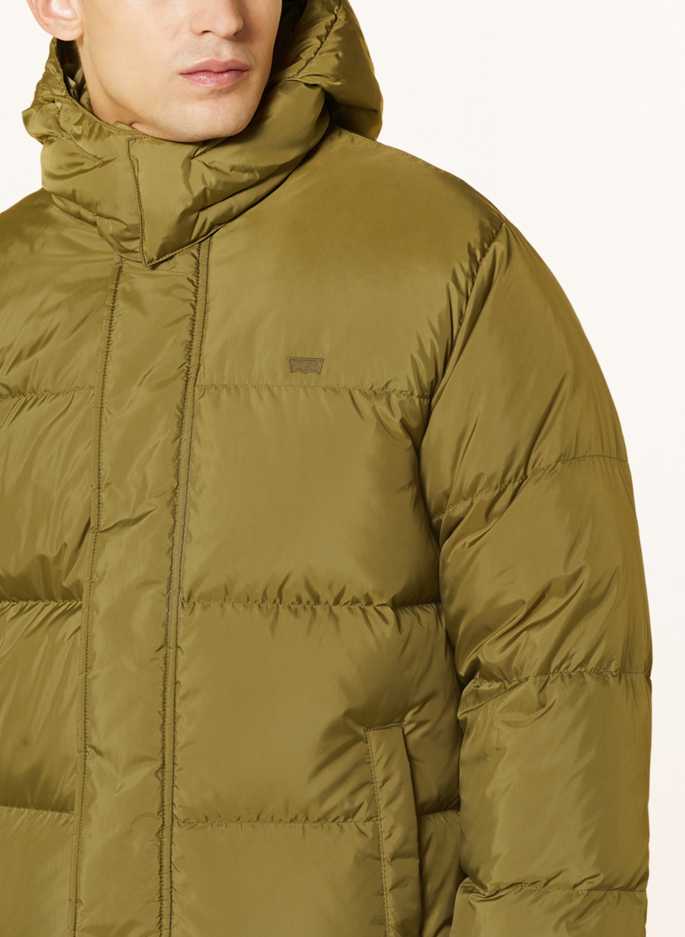 Levi's® Down jacket LAUREL with removable hood in olive
