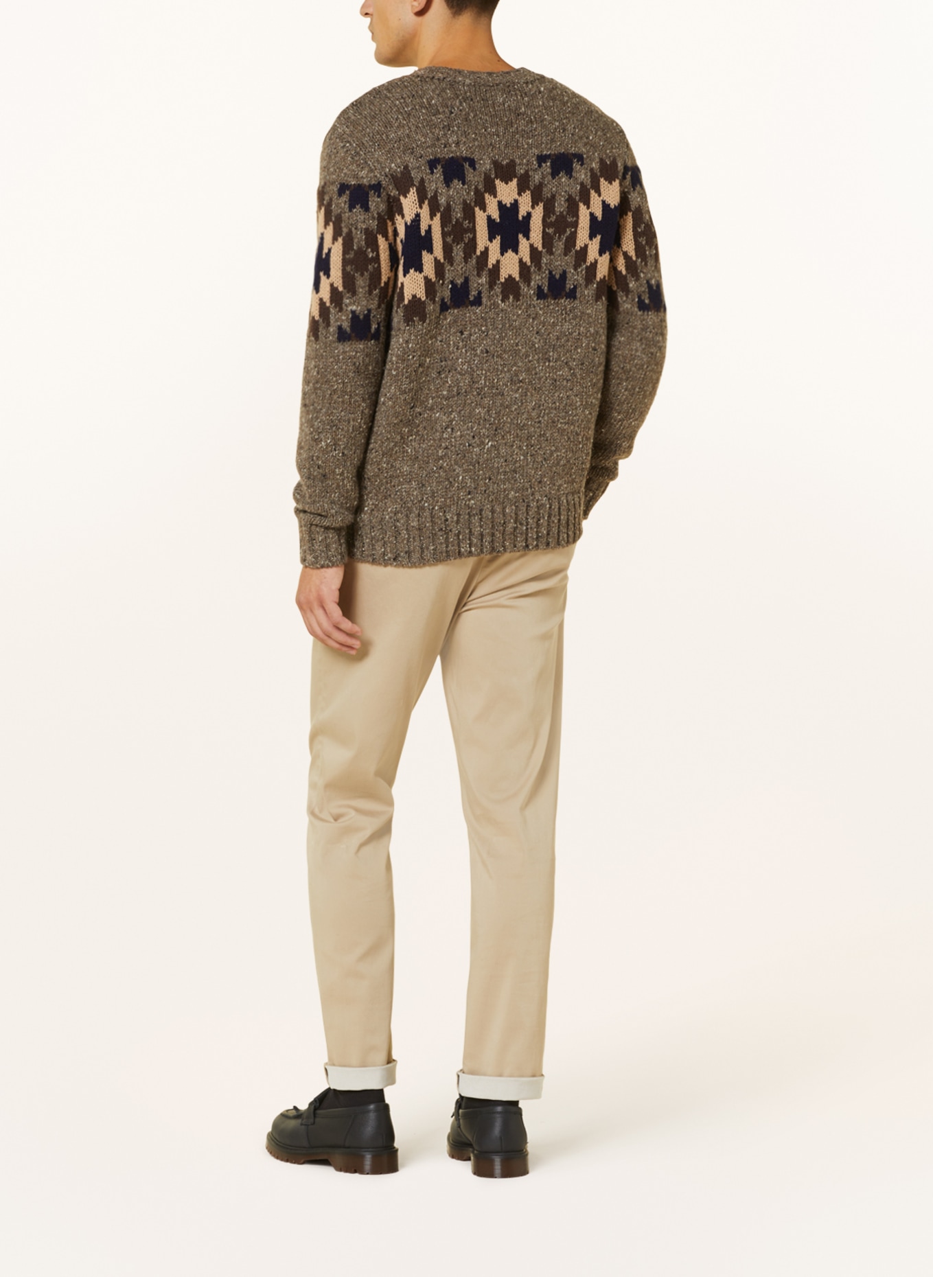 MOS MOSH Gallery Chinos MMGHUNT regular fit in beige
