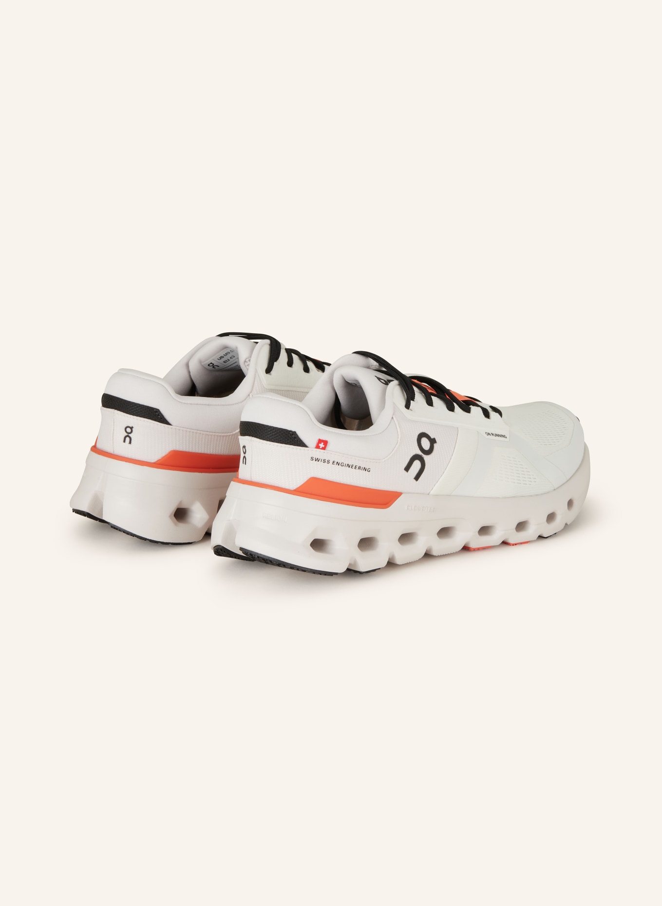 On Running shoes CLOUDRUNNER 2 in white/ orange