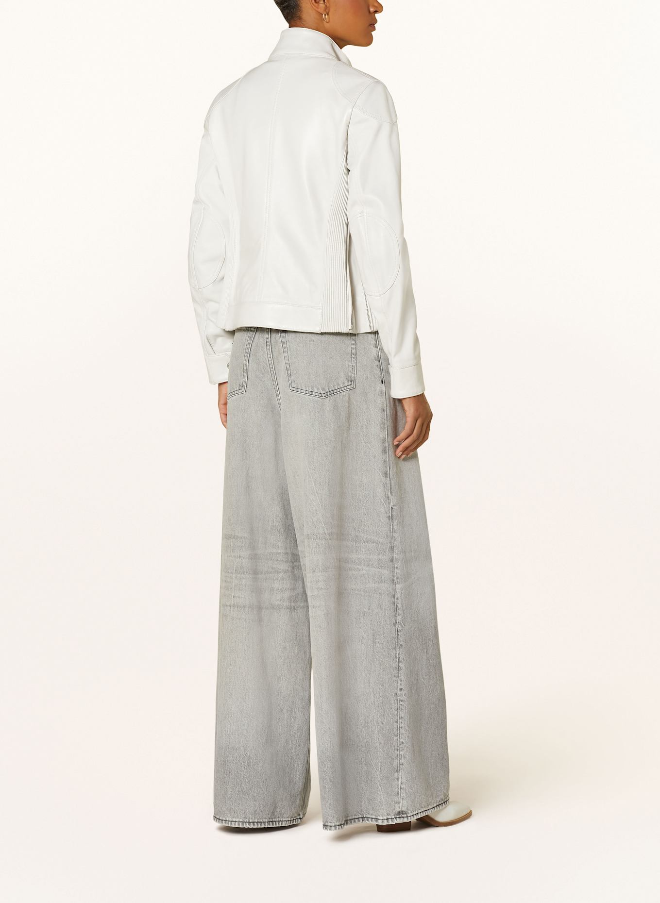 BELSTAFF Lederjacke GANGSTER in weiss