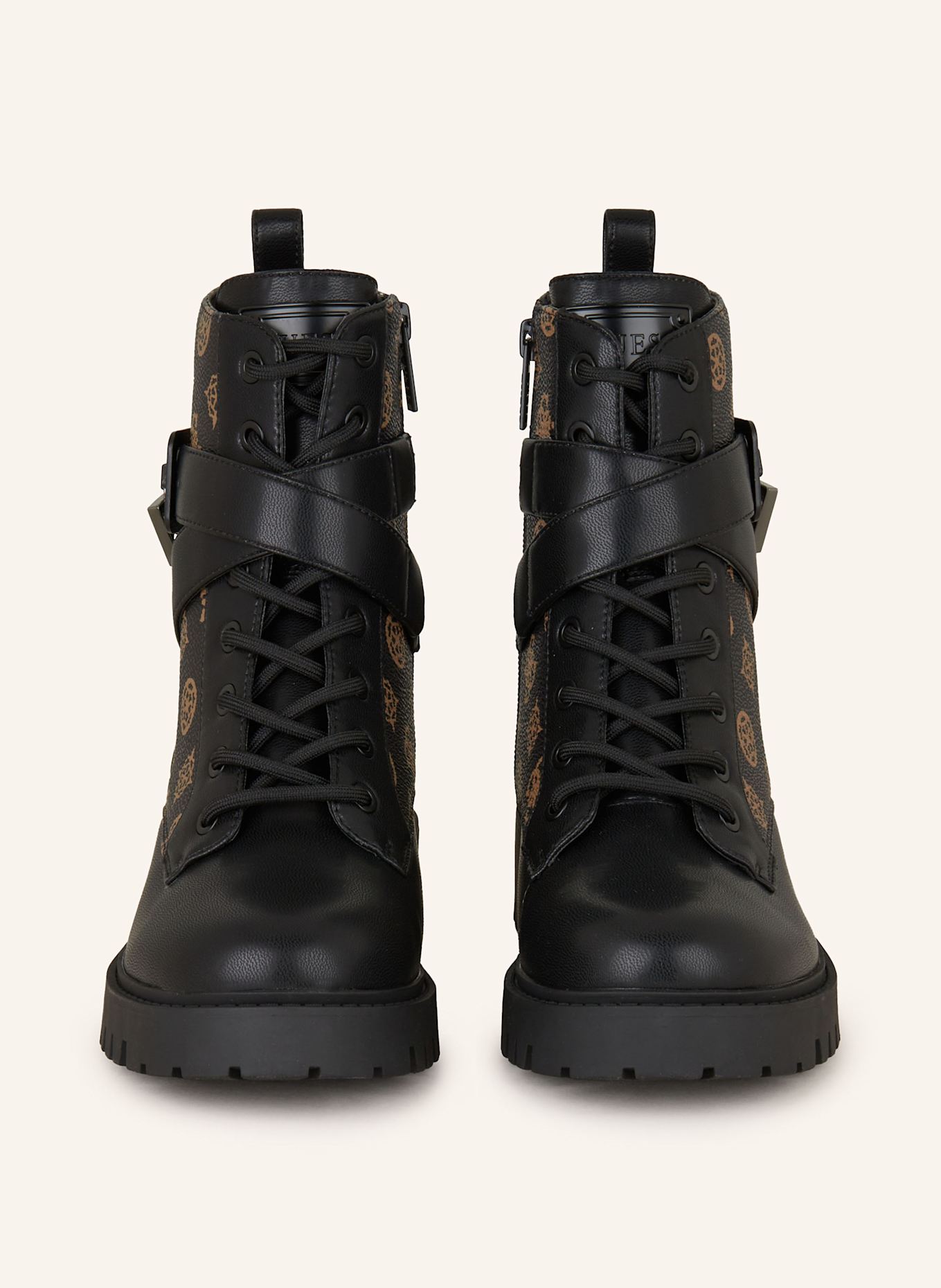 GUESS Schnürboots OLSY in schwarz