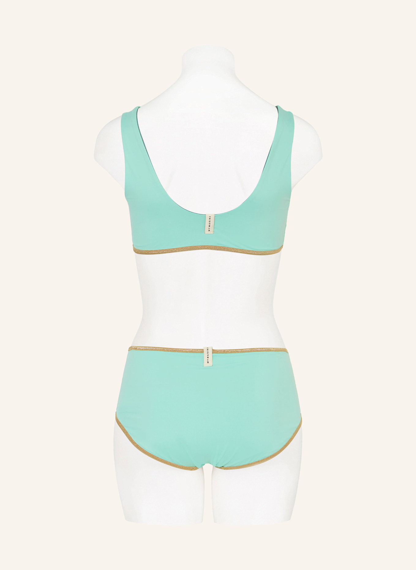 MYMARINI Bustier-Bikini-Top POOL BRA SHINE zum Wenden mit UV-Schutz 50 ...