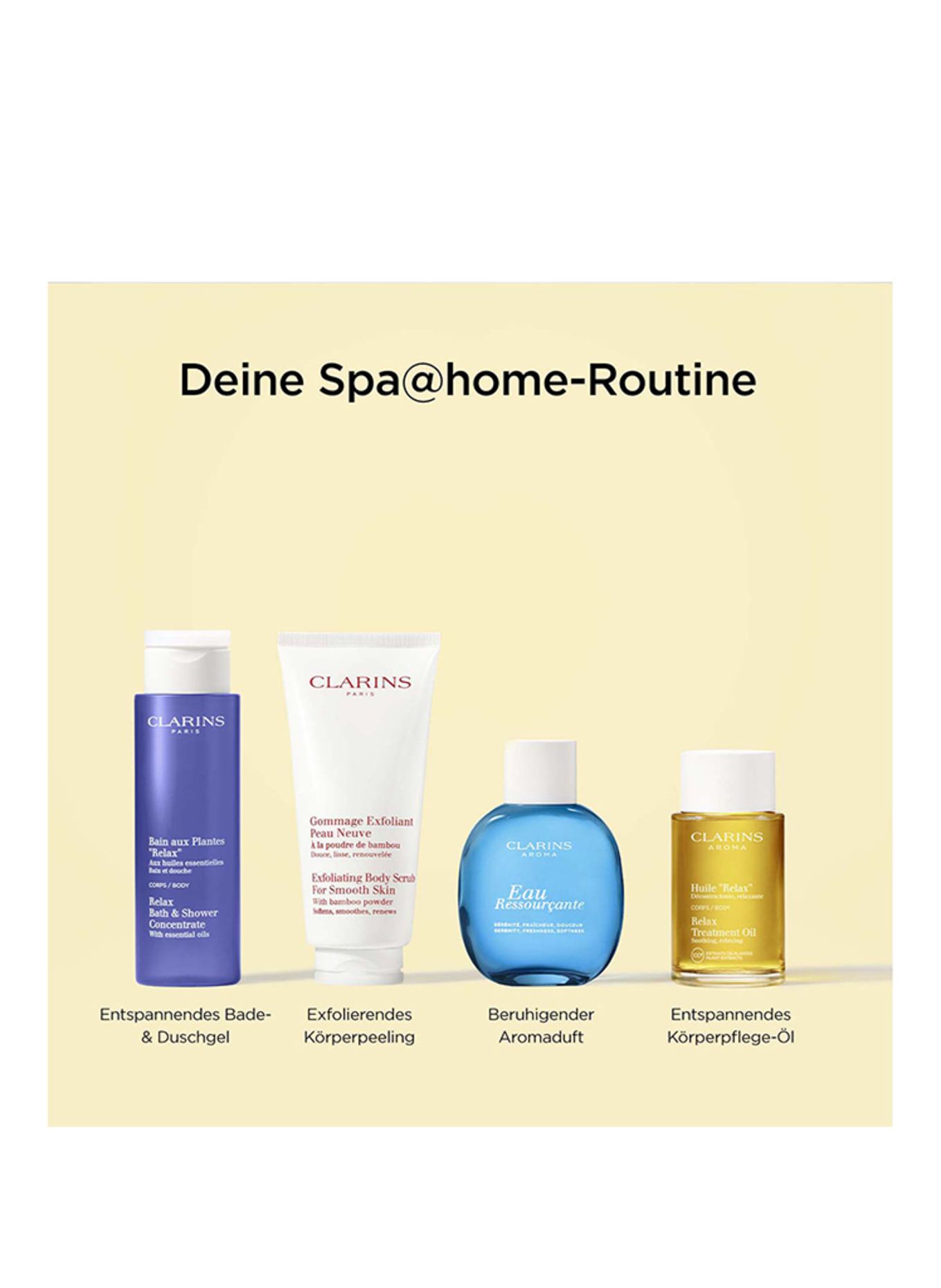 CLARINS AROMA HUILE RELAX CORPS