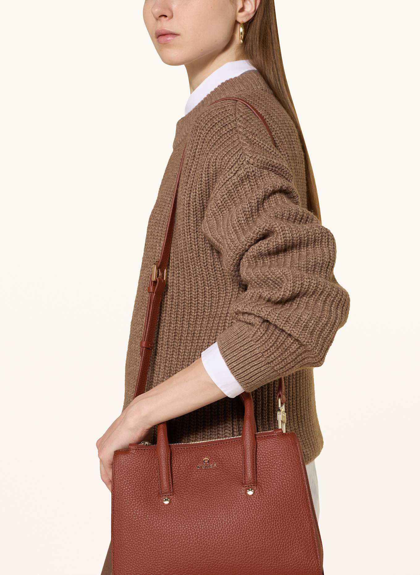AIGNER Handtasche IVY in braun