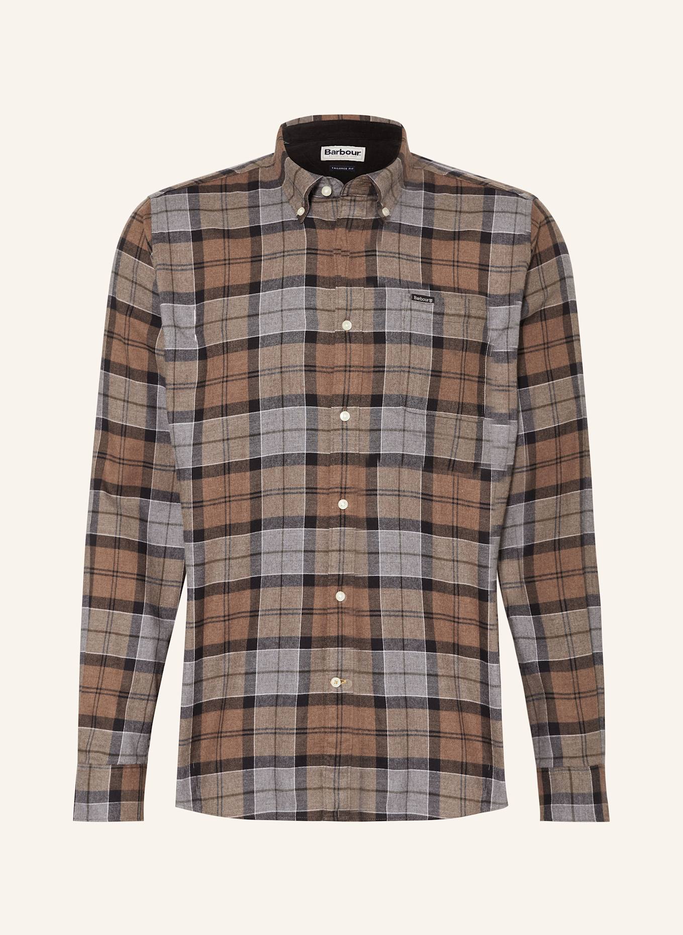 Barbour checkered shirt store