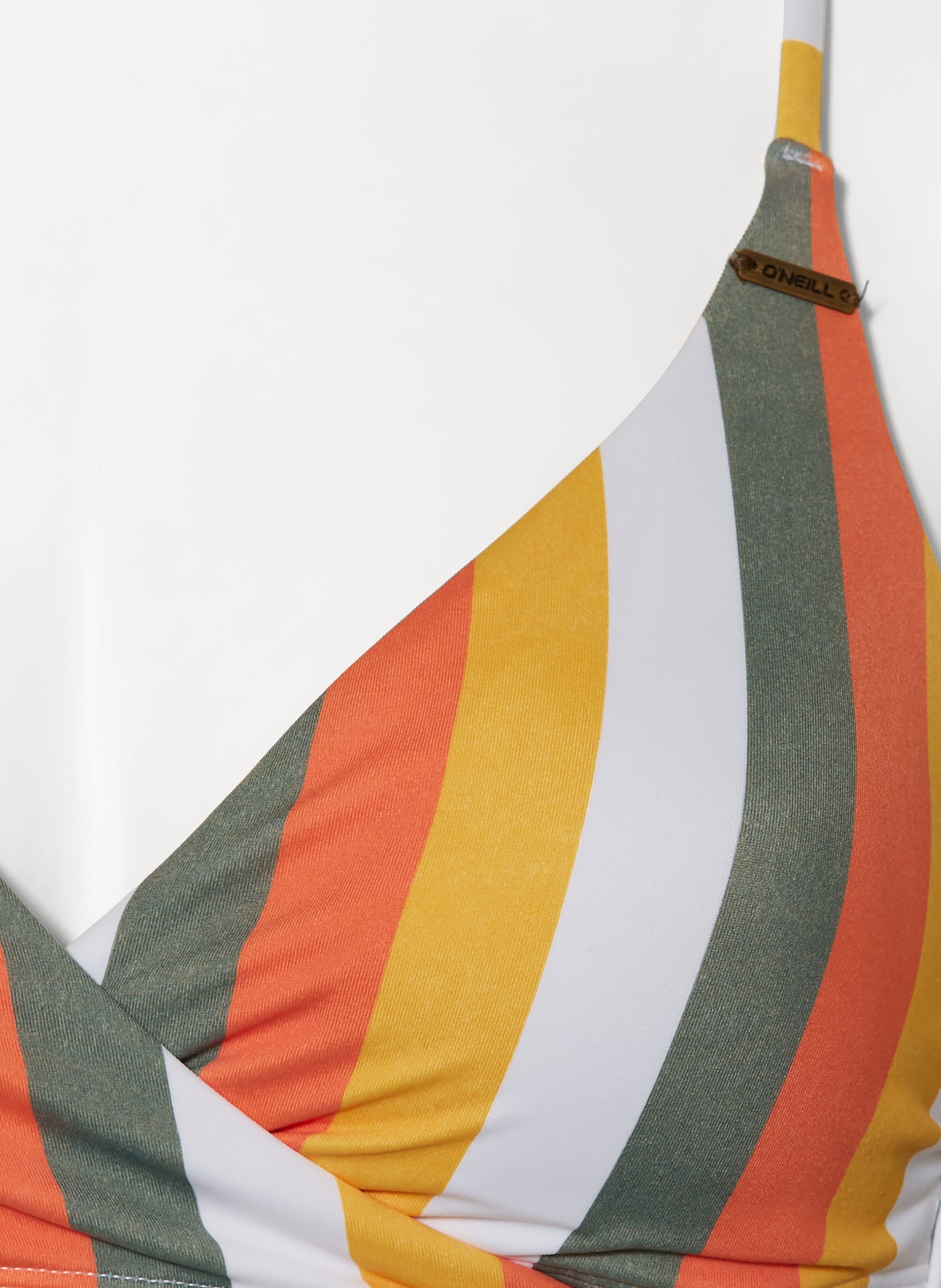 O'NEILL Bralette bikini BAAY MAOI in orange/ white/ olive