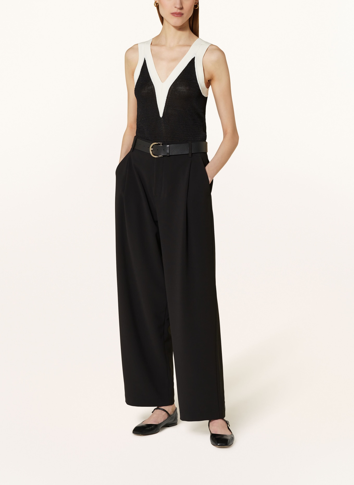 ROSSI Marlenehose ROBIN in schwarz