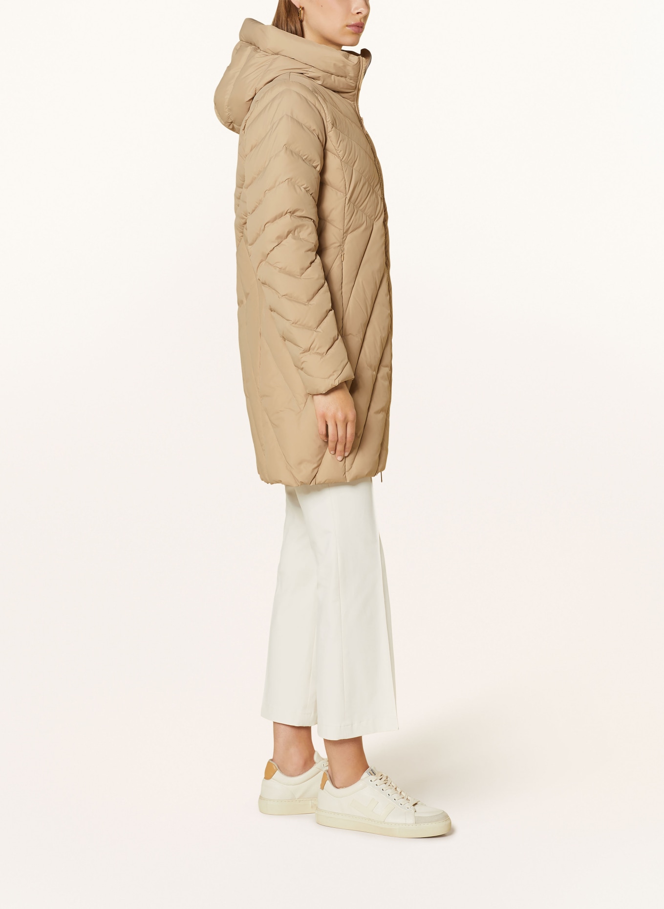 Tommy hilfiger long quilted down coat store