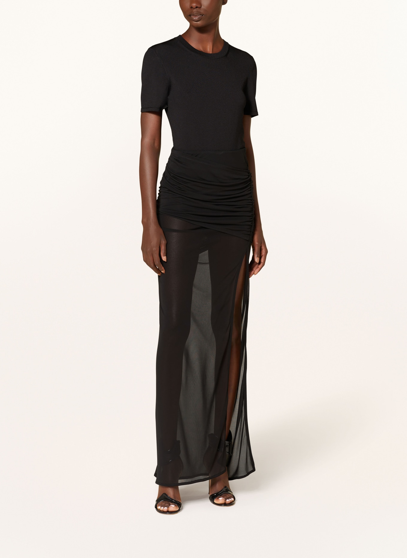 GAUGE81 Mesh-Rock TIROI in schwarz