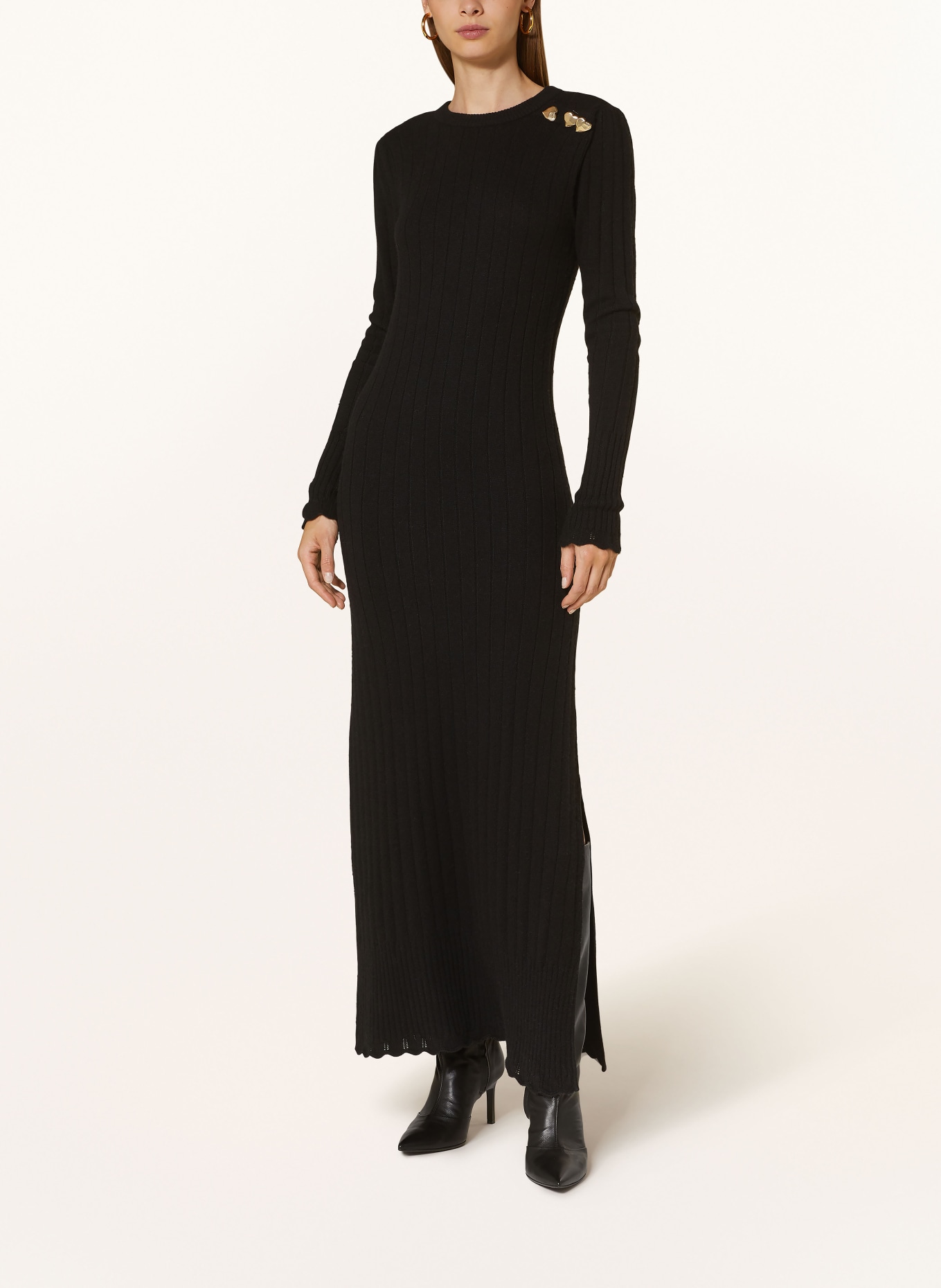 FABIENNE CHAPOT Strickkleid BANDA in schwarz