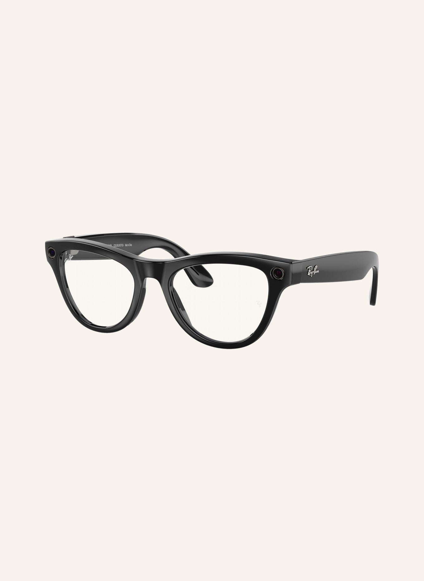 Ray-Ban Sonnenbrille META SKYLER in 601/mf - schwarz/ transparent