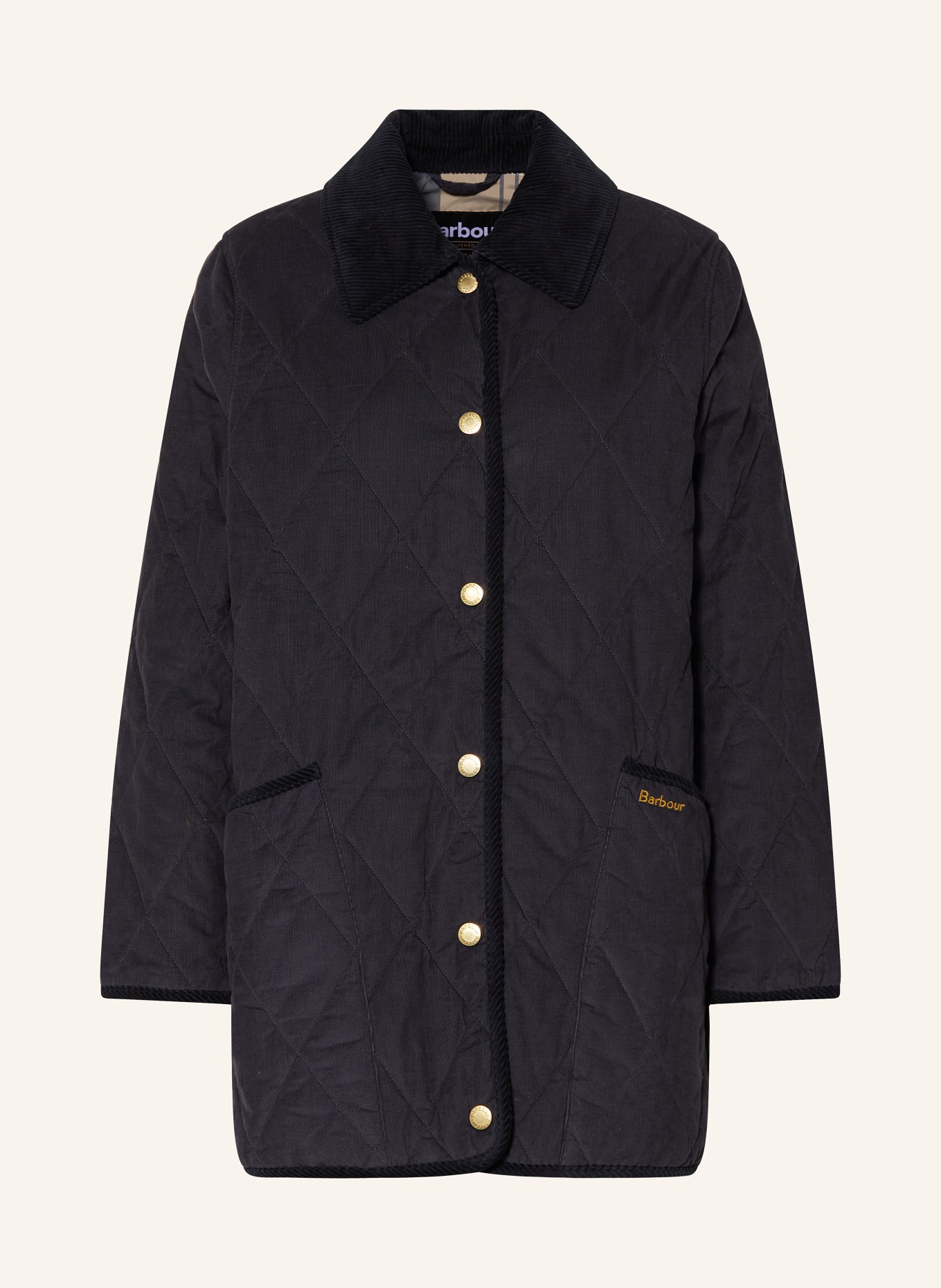 Barbour Quilted jacket CORNELIA made of corduroy