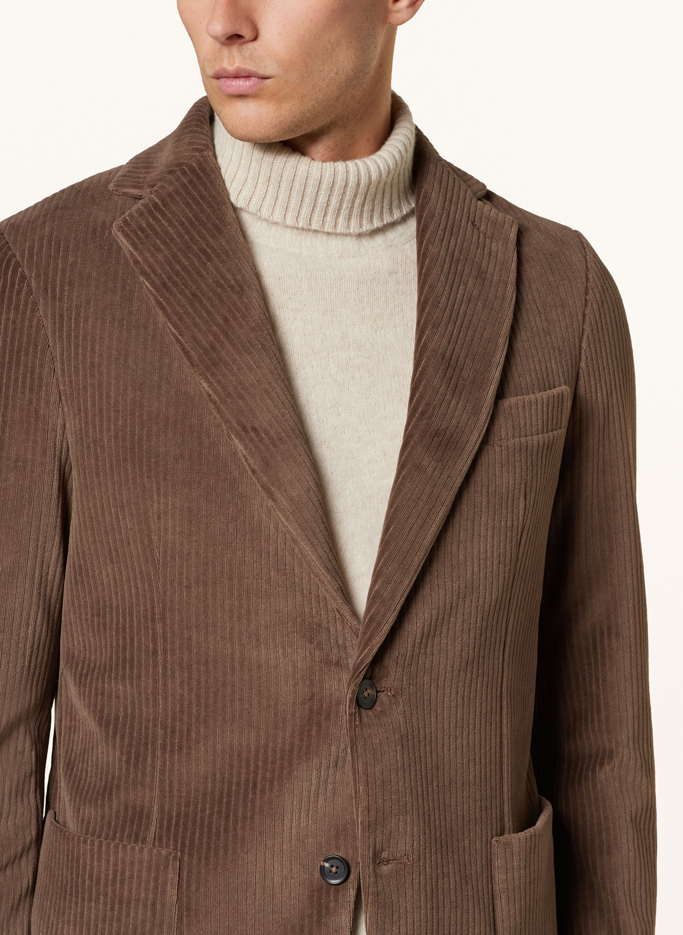 CIRCOLO 1901 Suit jacket slim fit in corduroy in 772 peltro CIRCOLO 1901 Suit jacket slim fit in corduroy in 772 peltro