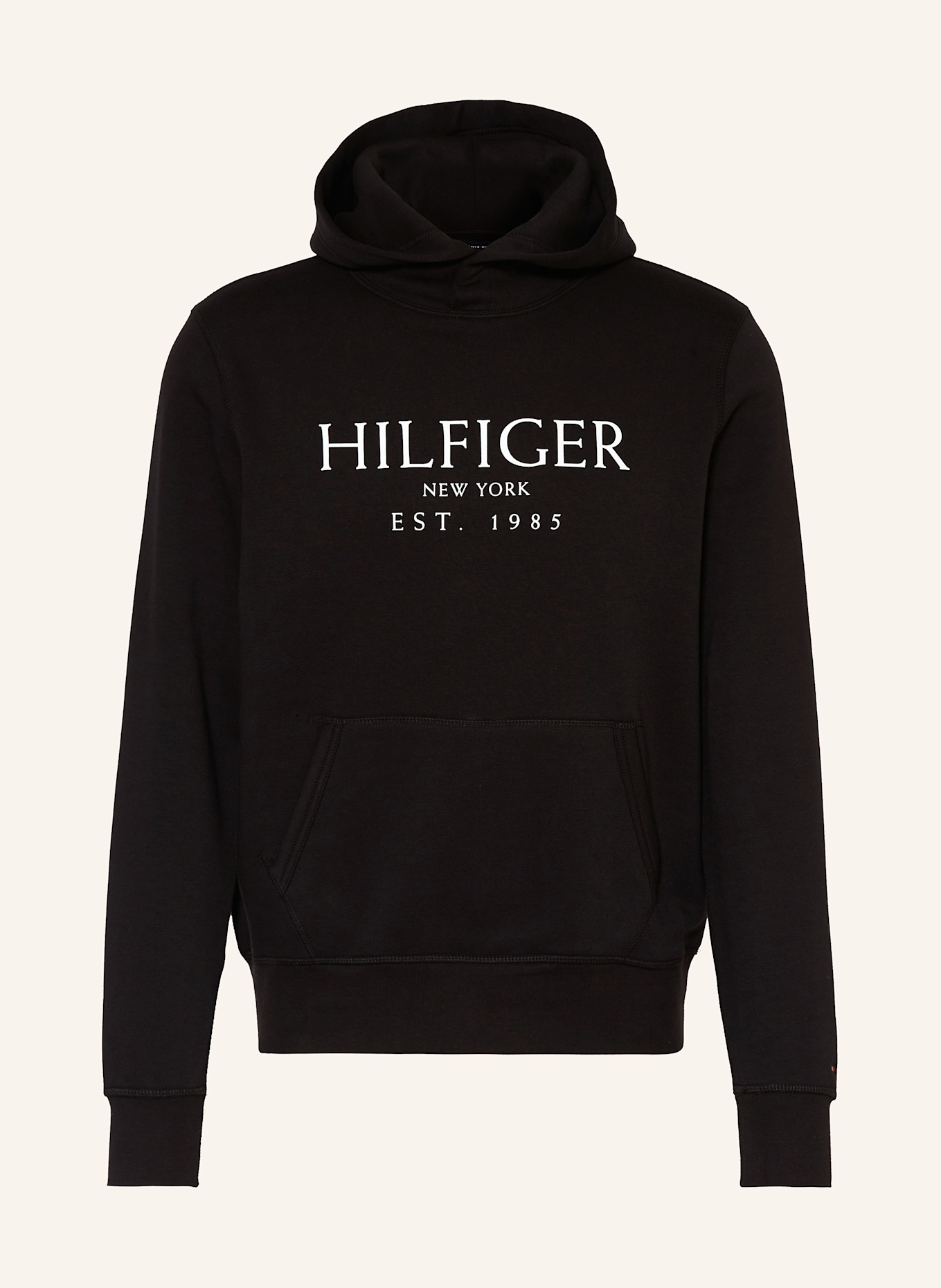 TOMMY HILFIGER Hoodie in schwarz