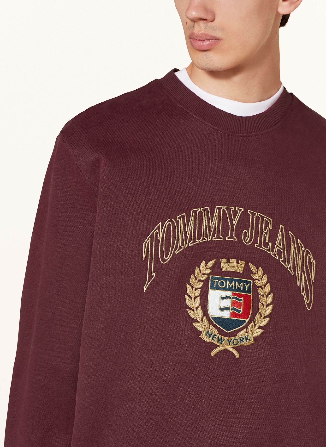 Tommy jeans logo sweatshirt store