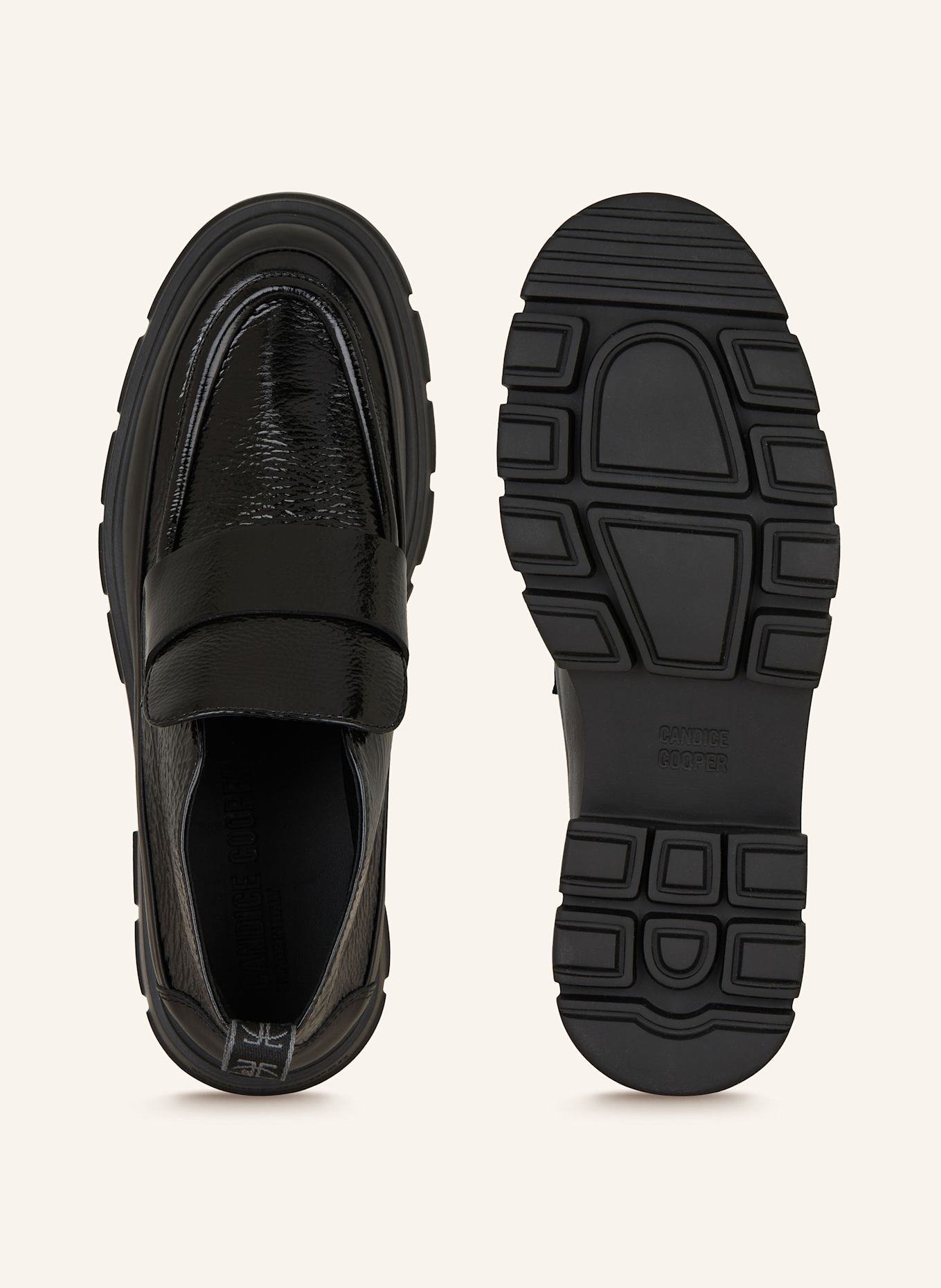 Candice Cooper Plateau-Loafer CHADO EASY in schwarz