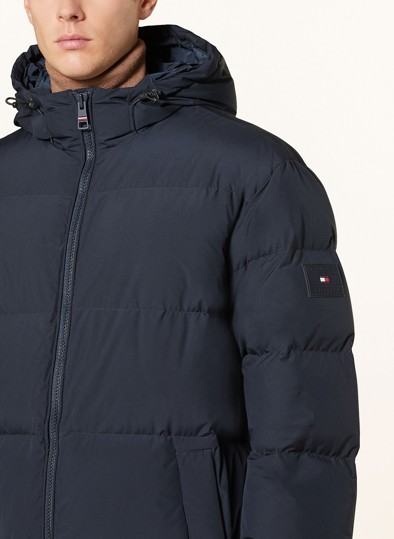 TOMMY HILFIGER Down coat in dark blue