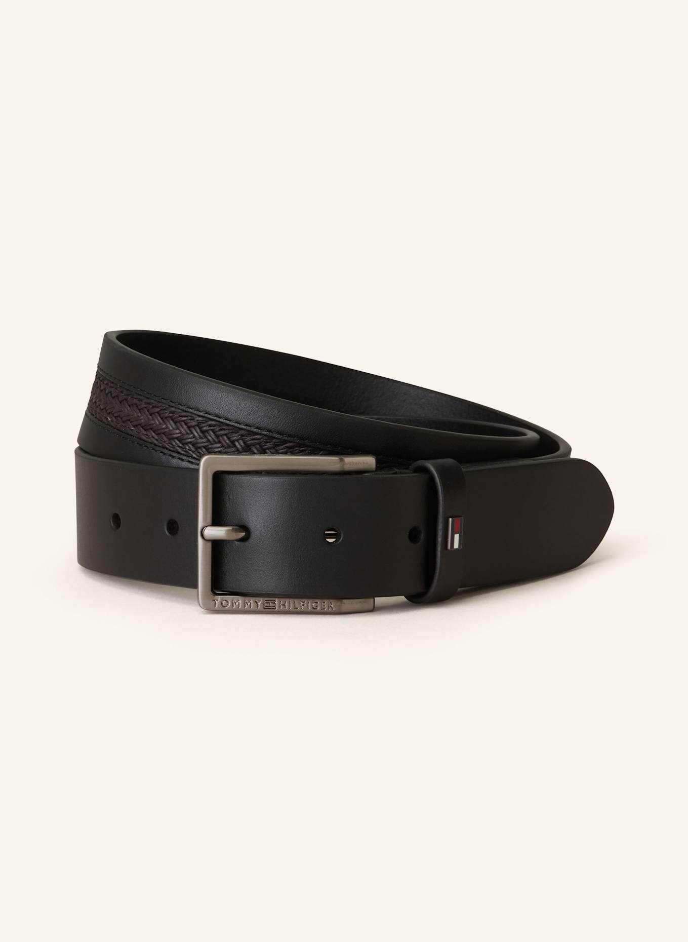 Tommy hilfiger genuine leather belt store