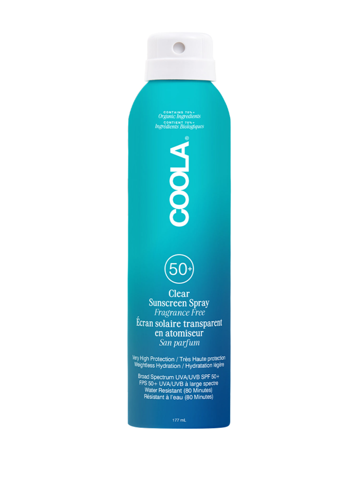 COOLA CLASSIC BODY SPRAY UNSCENTED SPF 50
