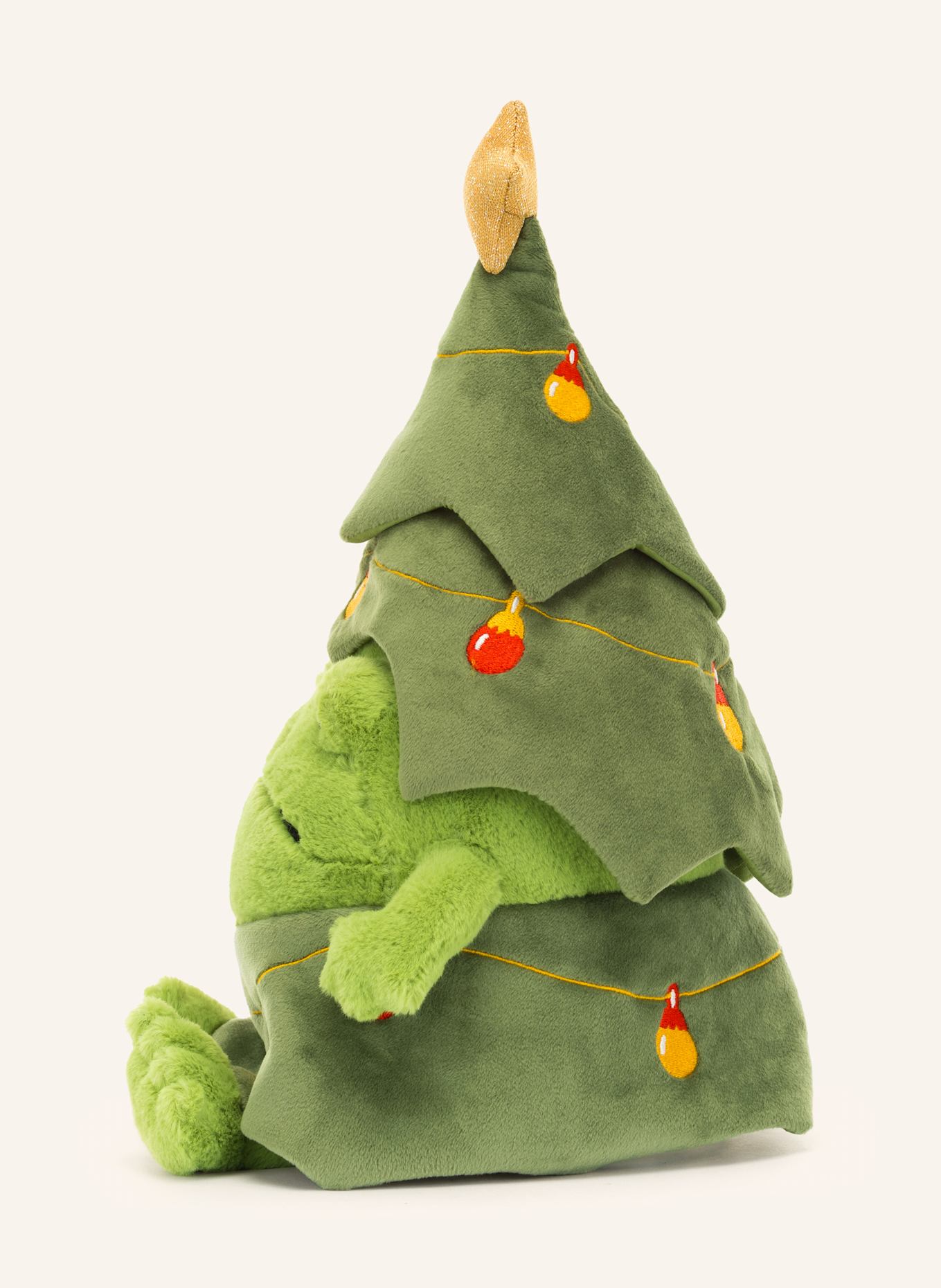 Jellycat Frisch-Kuscheltier CHRISTMAS TREE RICKY RAIN FROG in grün