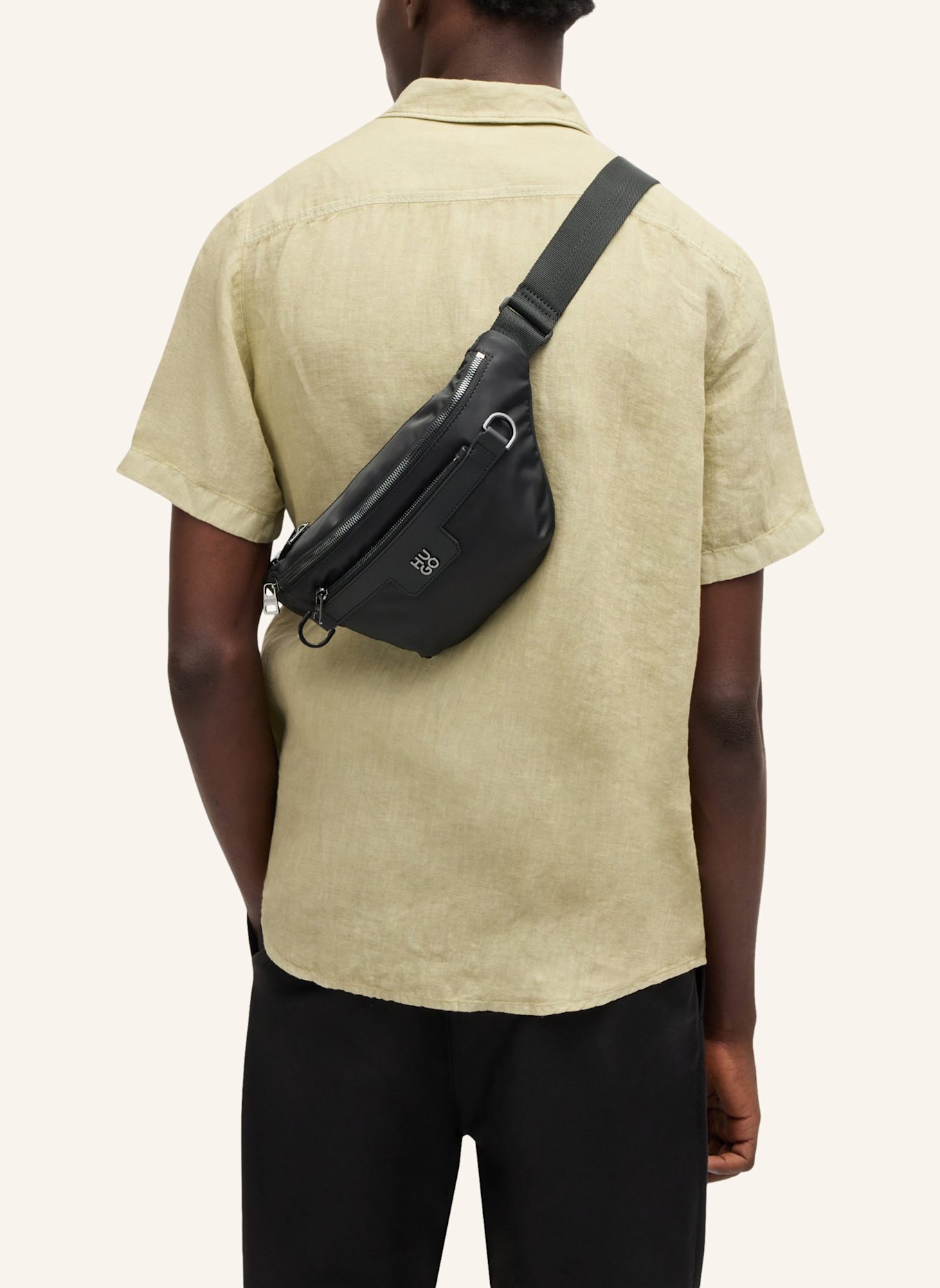 HUGO Gürtel-Tasche NESH N_BUMBAG in schwarz