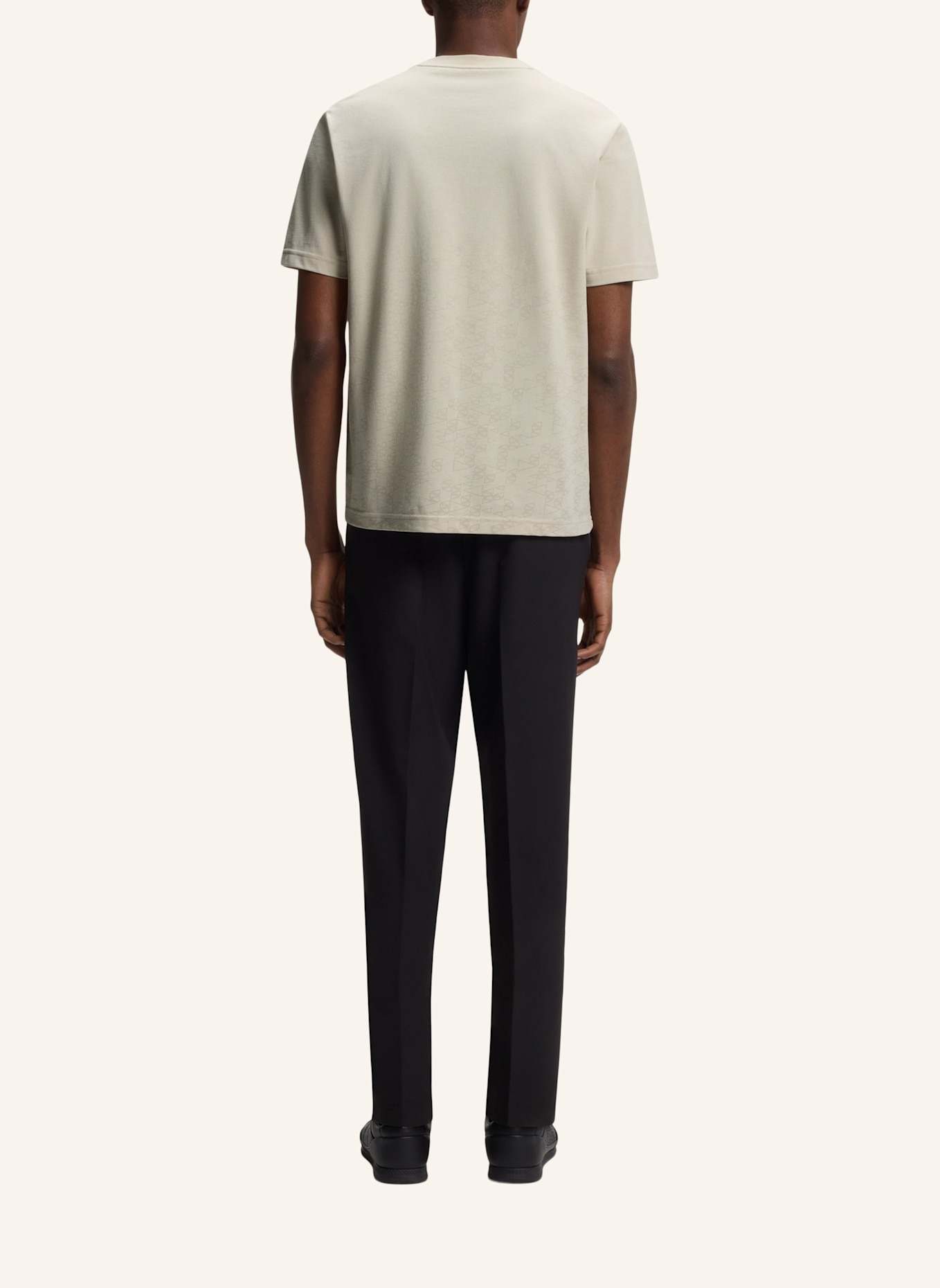 BOSS T-Shirt TS_GOC SWING AO Regular Fit in beige