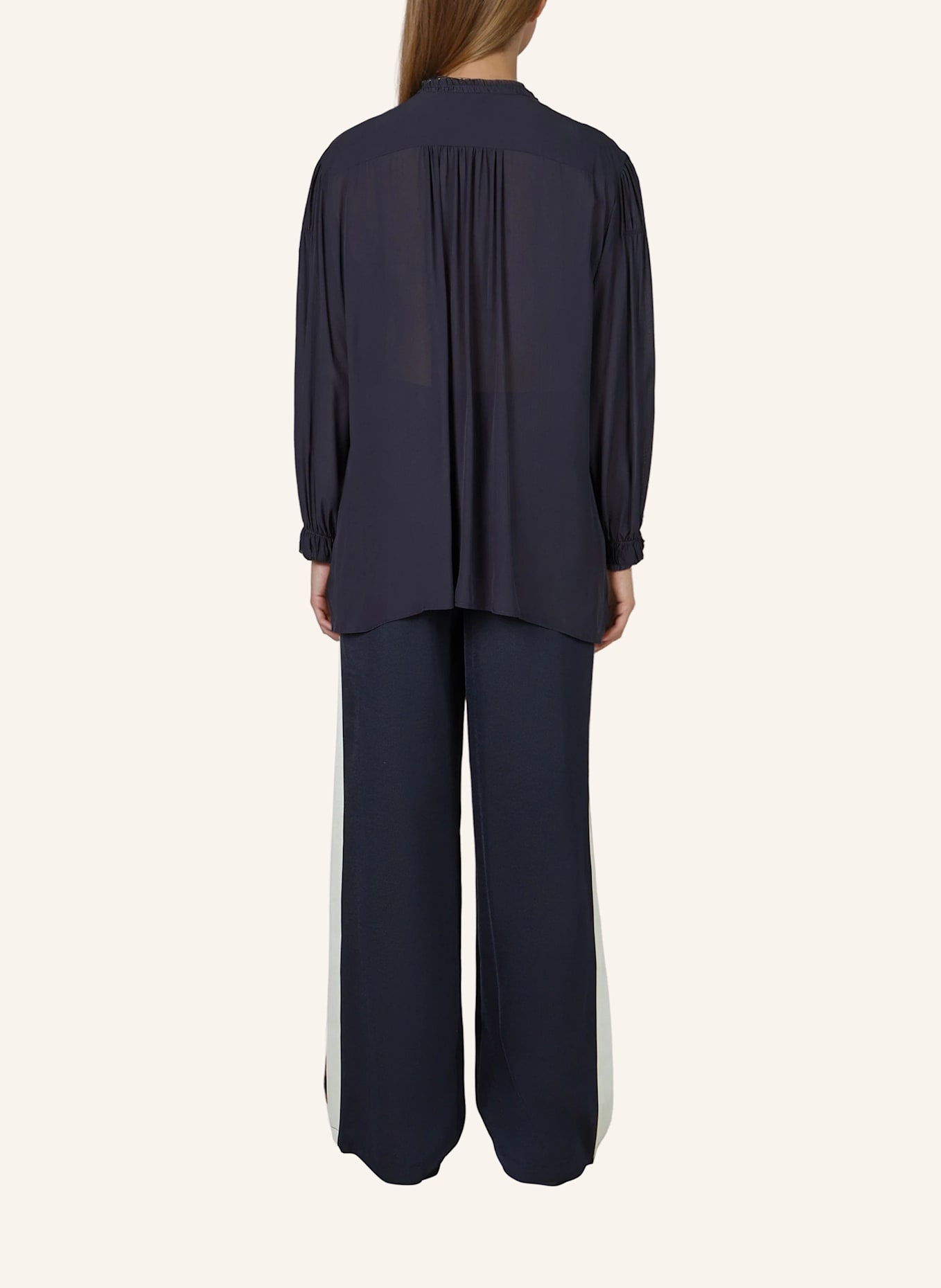 MARC AUREL Bluse in dunkelblau