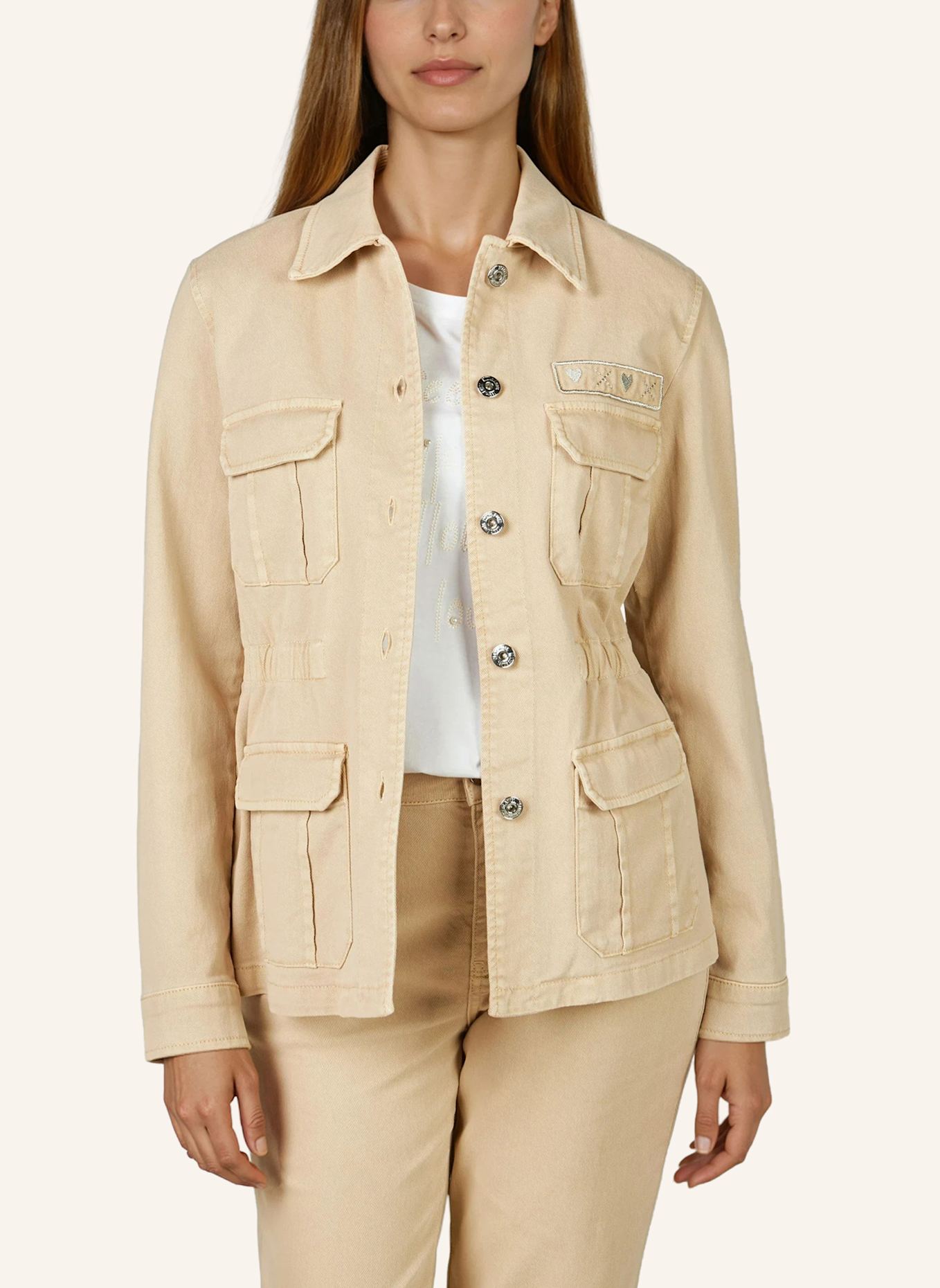 MARC AUREL Fieldjacket in hellbraun