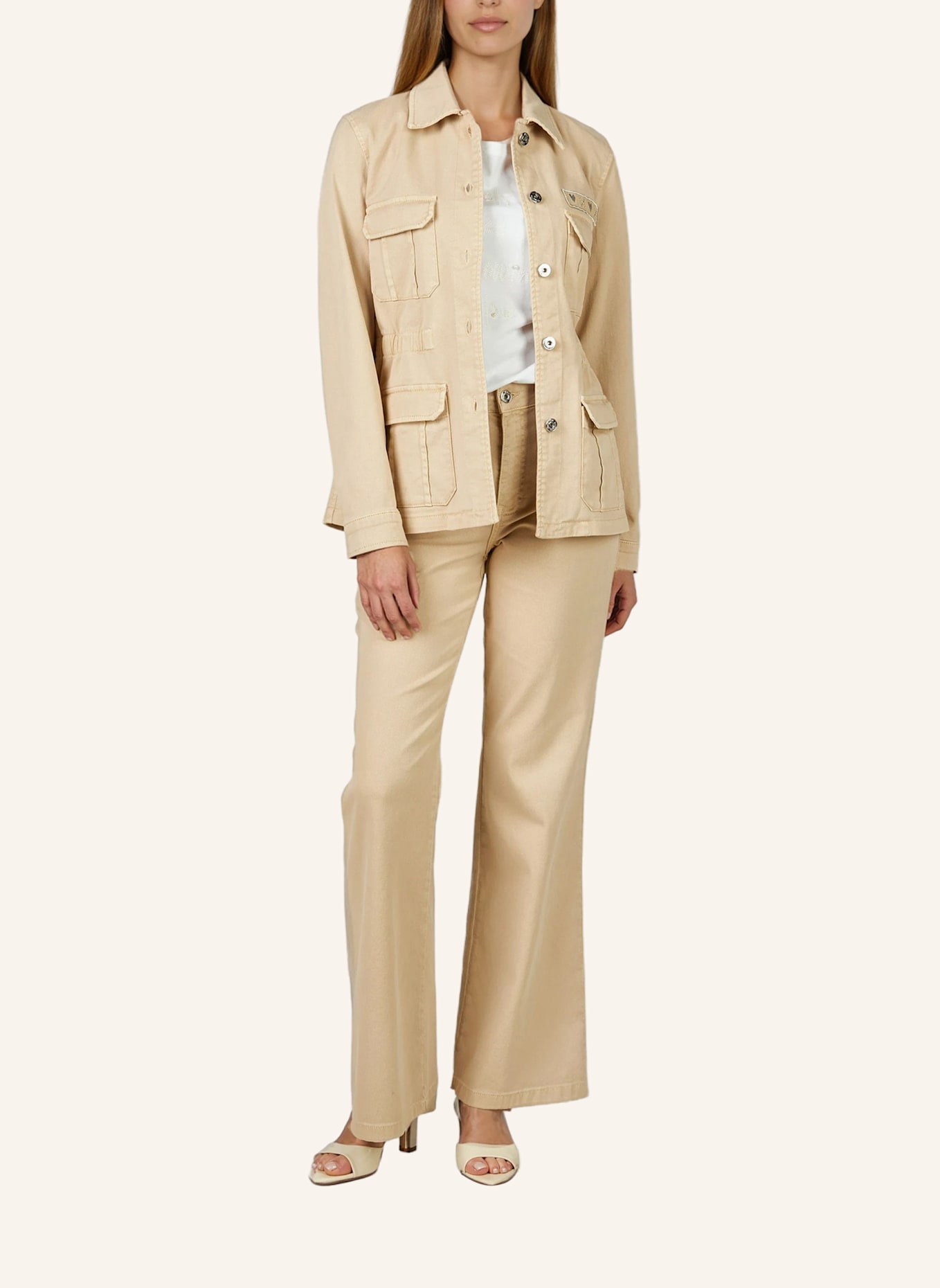 MARC AUREL Fieldjacket in hellbraun