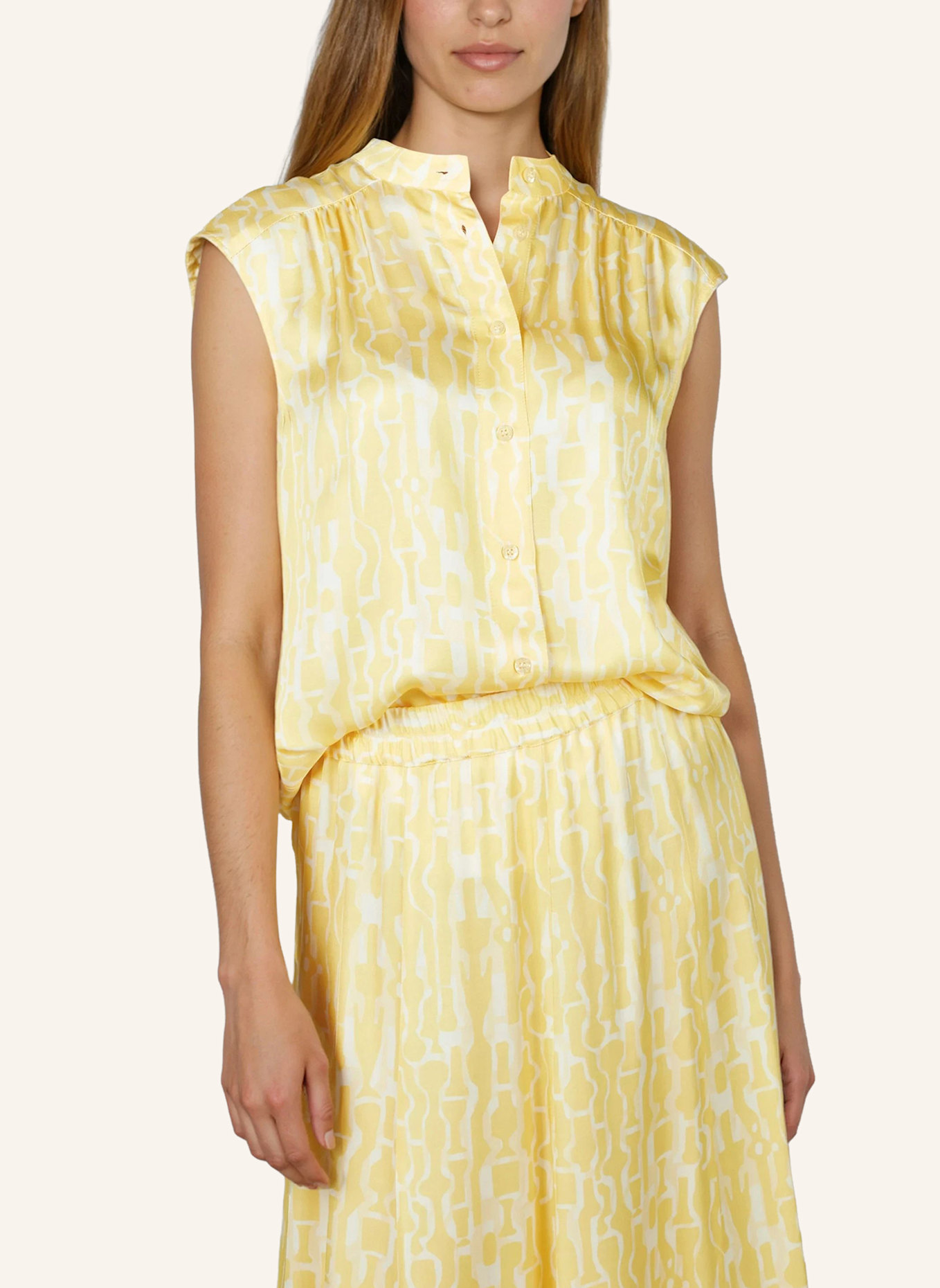 MARC AUREL Blusentop in gelb