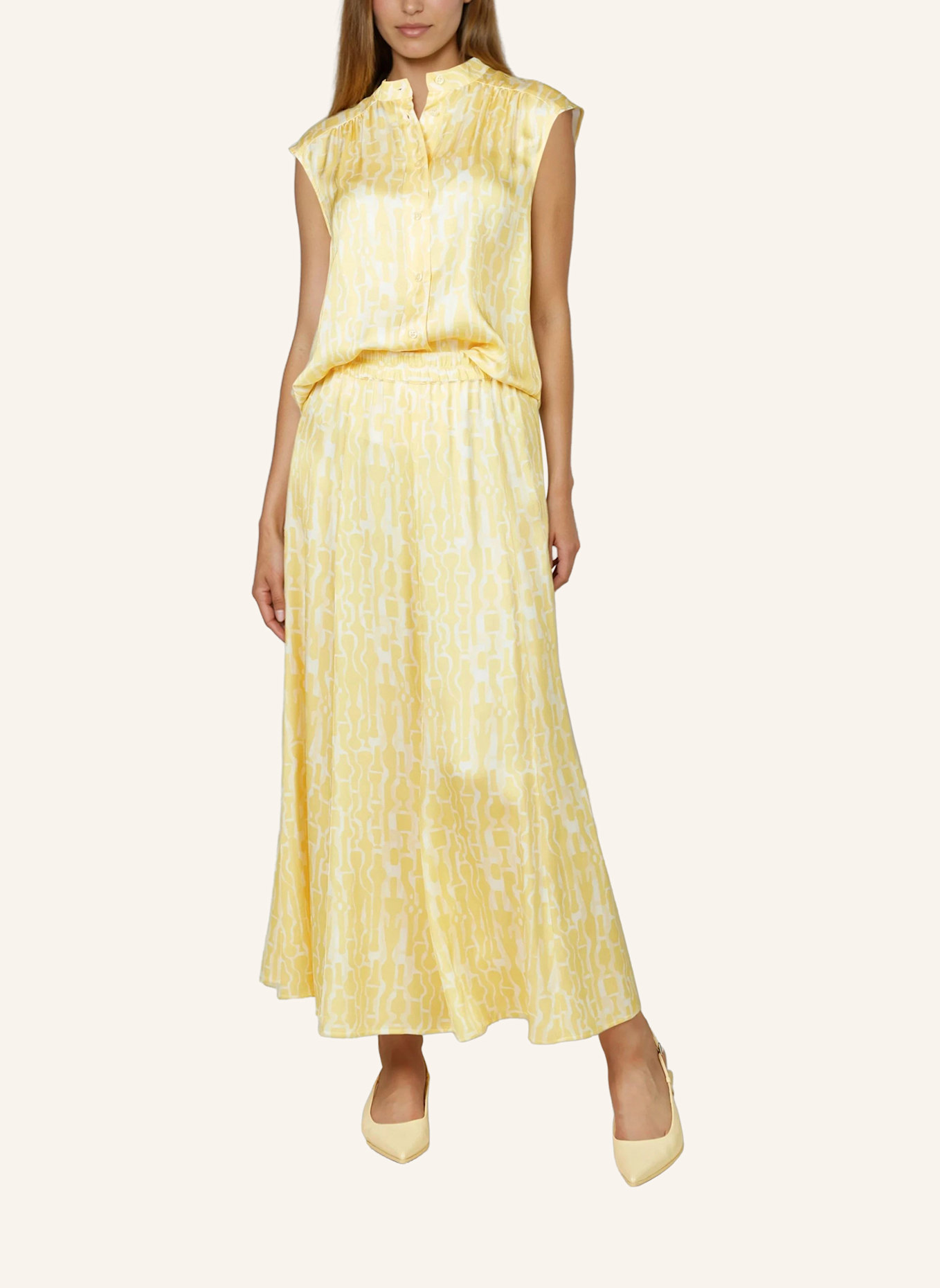 MARC AUREL Blusentop in gelb