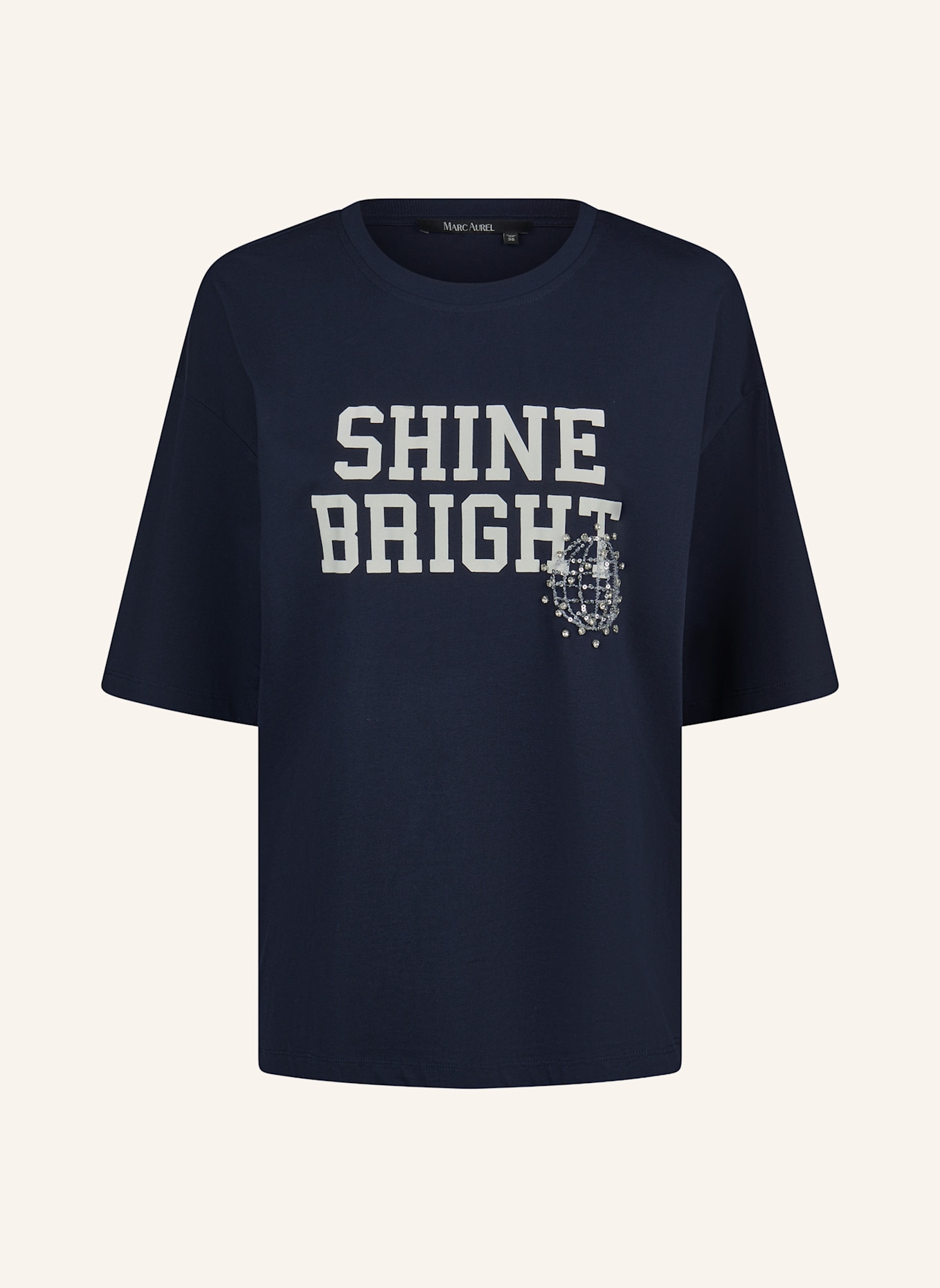 MARC AUREL Shirt in dunkelblau