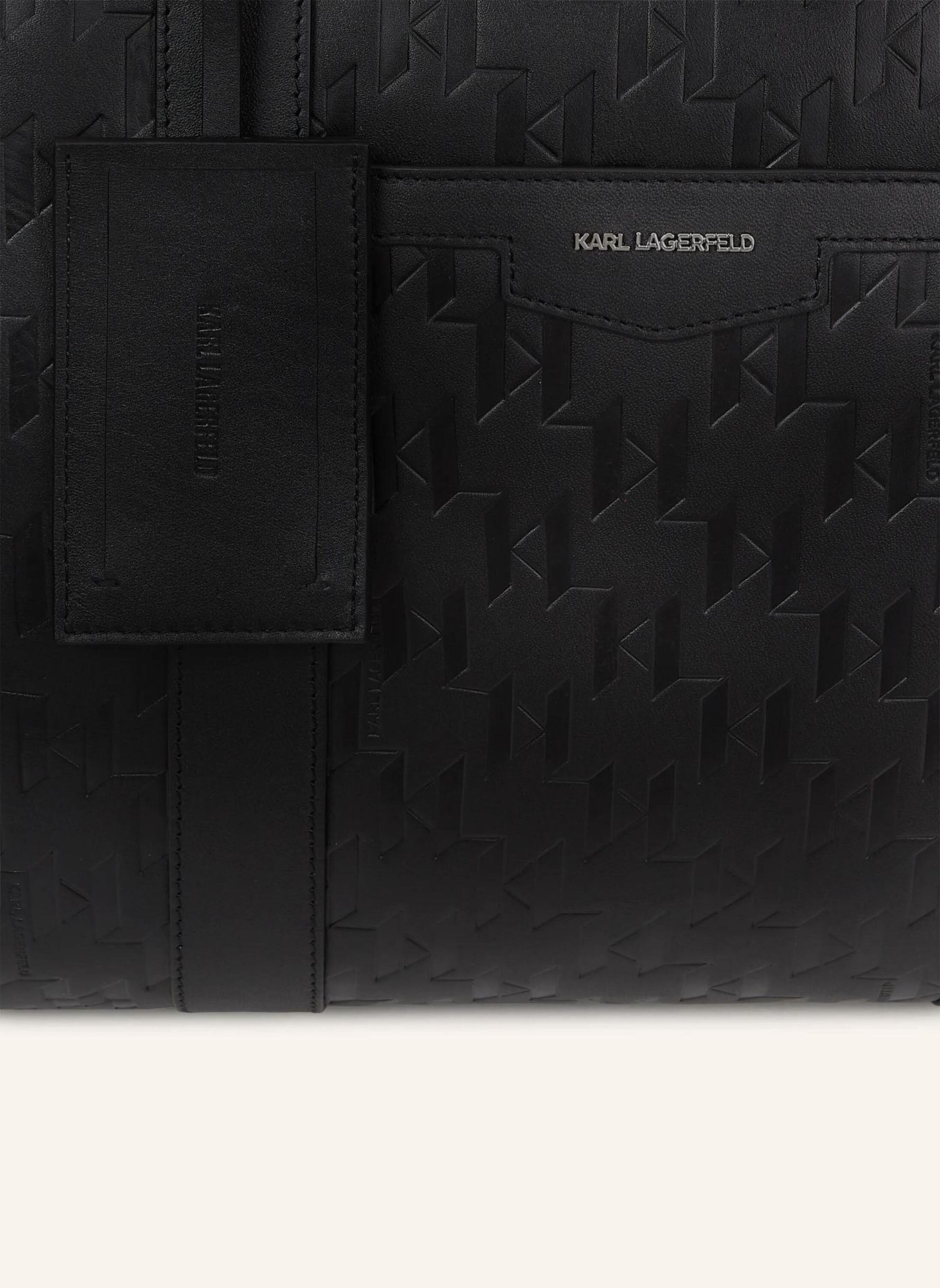 KARL LAGERFELD Weekender in schwarz