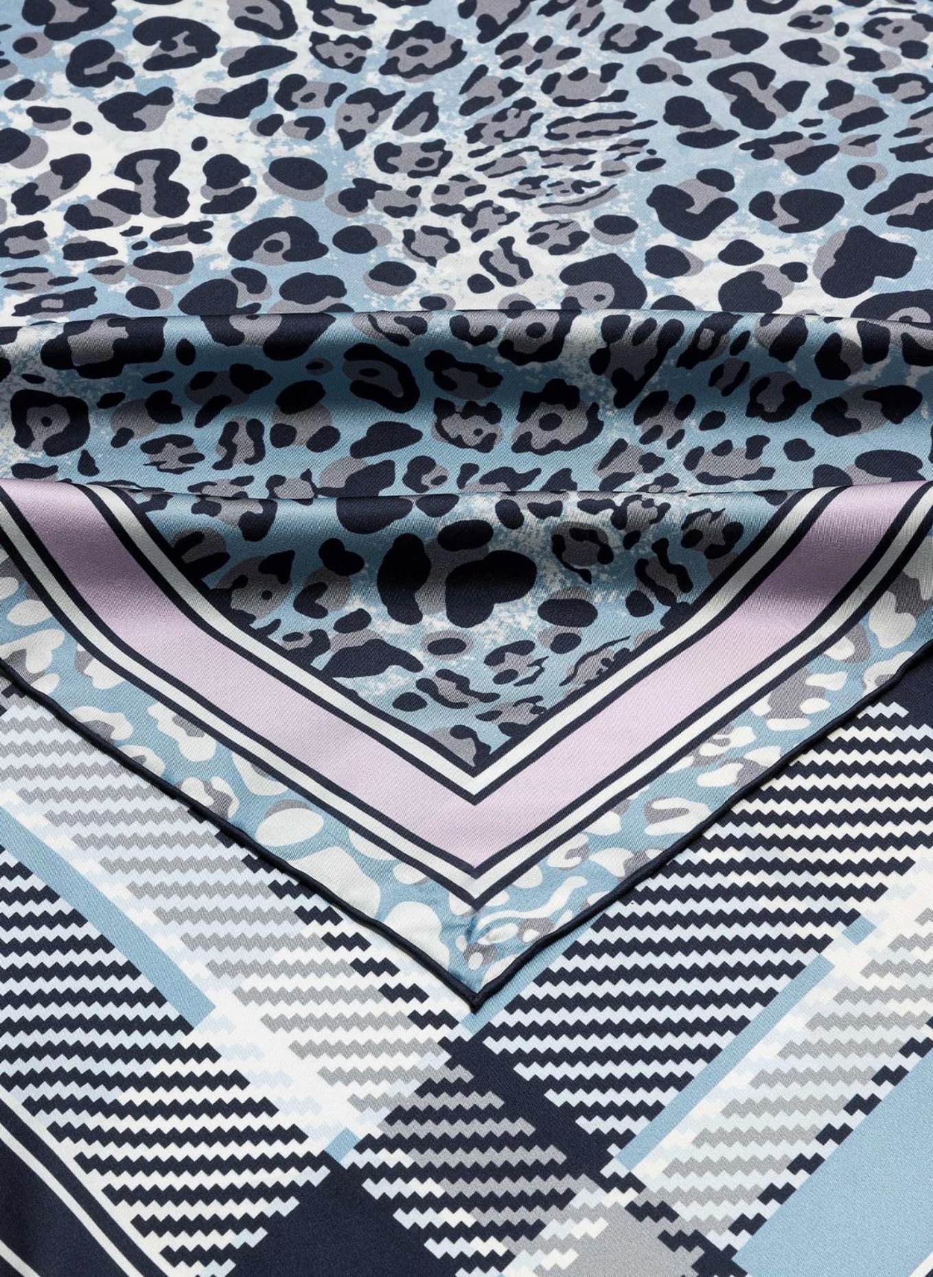 ROECKL Tücher PATCHWORK LEO in schwarz