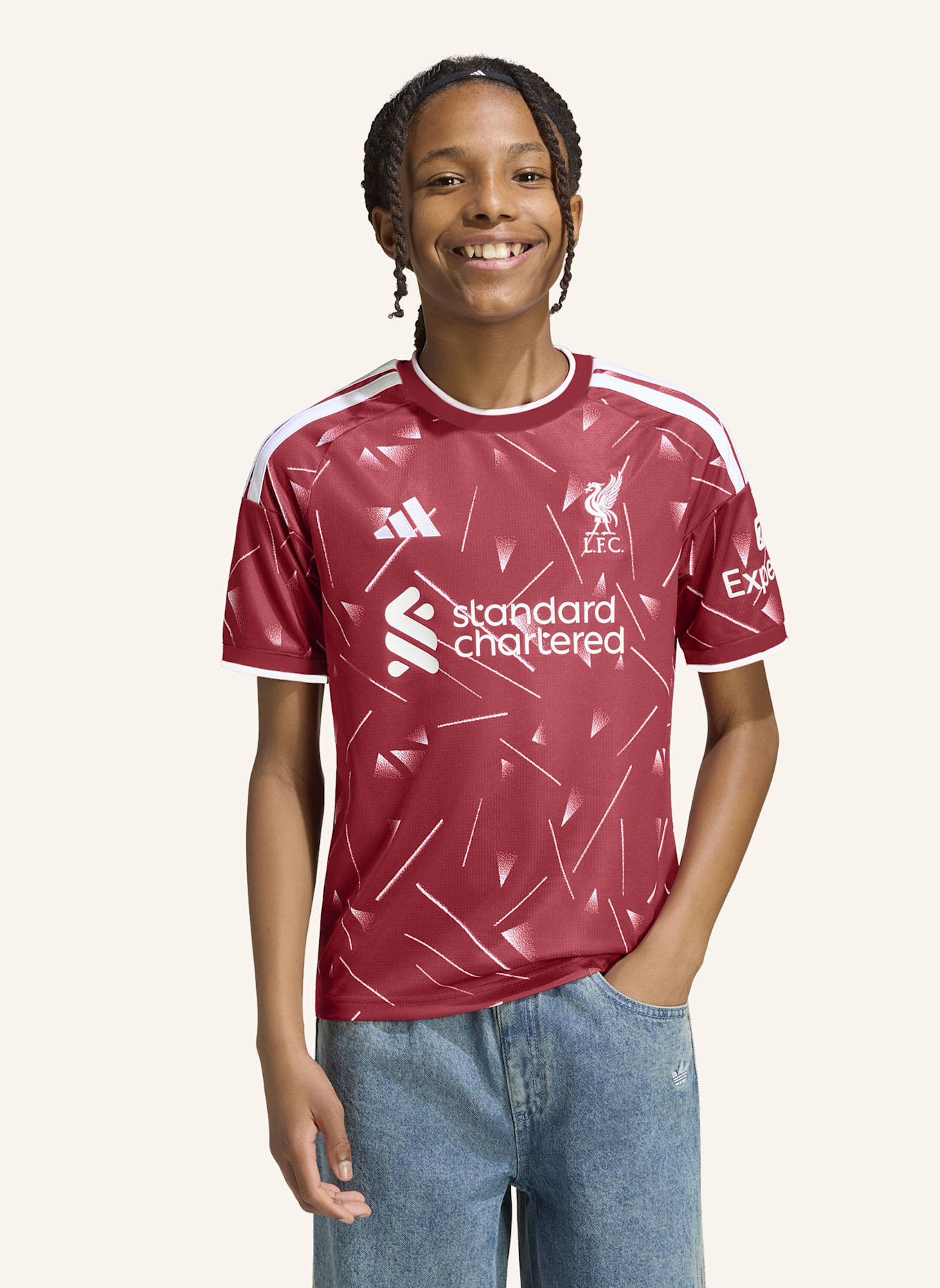 adidas FC LIVERPOOL 26/27 KIDS HEIMTRIKOT in rot